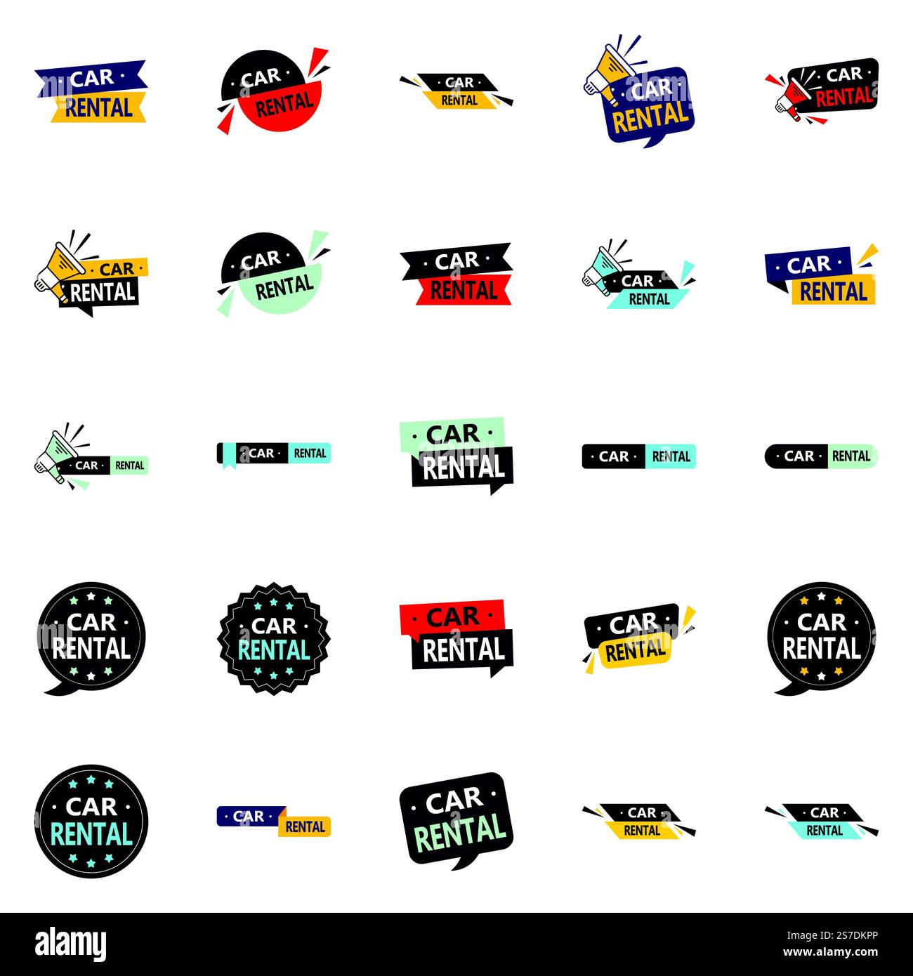 Car Rental 25 Innovative vector designs for a fresh approach to rental ...