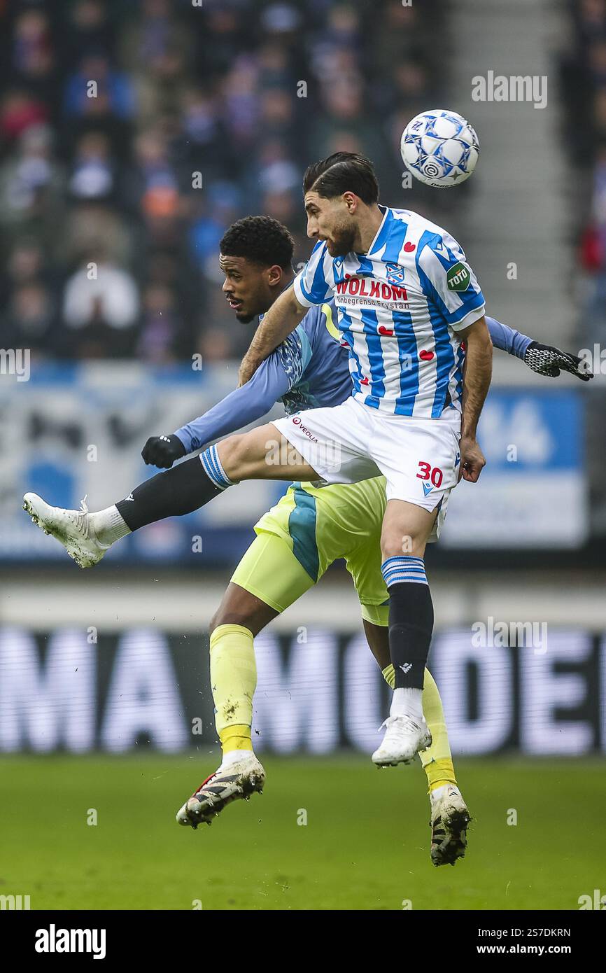 Heerenveen, Netherlands. 19th Jan, 2025. HEERENVEEN - 19-01-2025, Abe Lenstra Stadion. Dutch ...