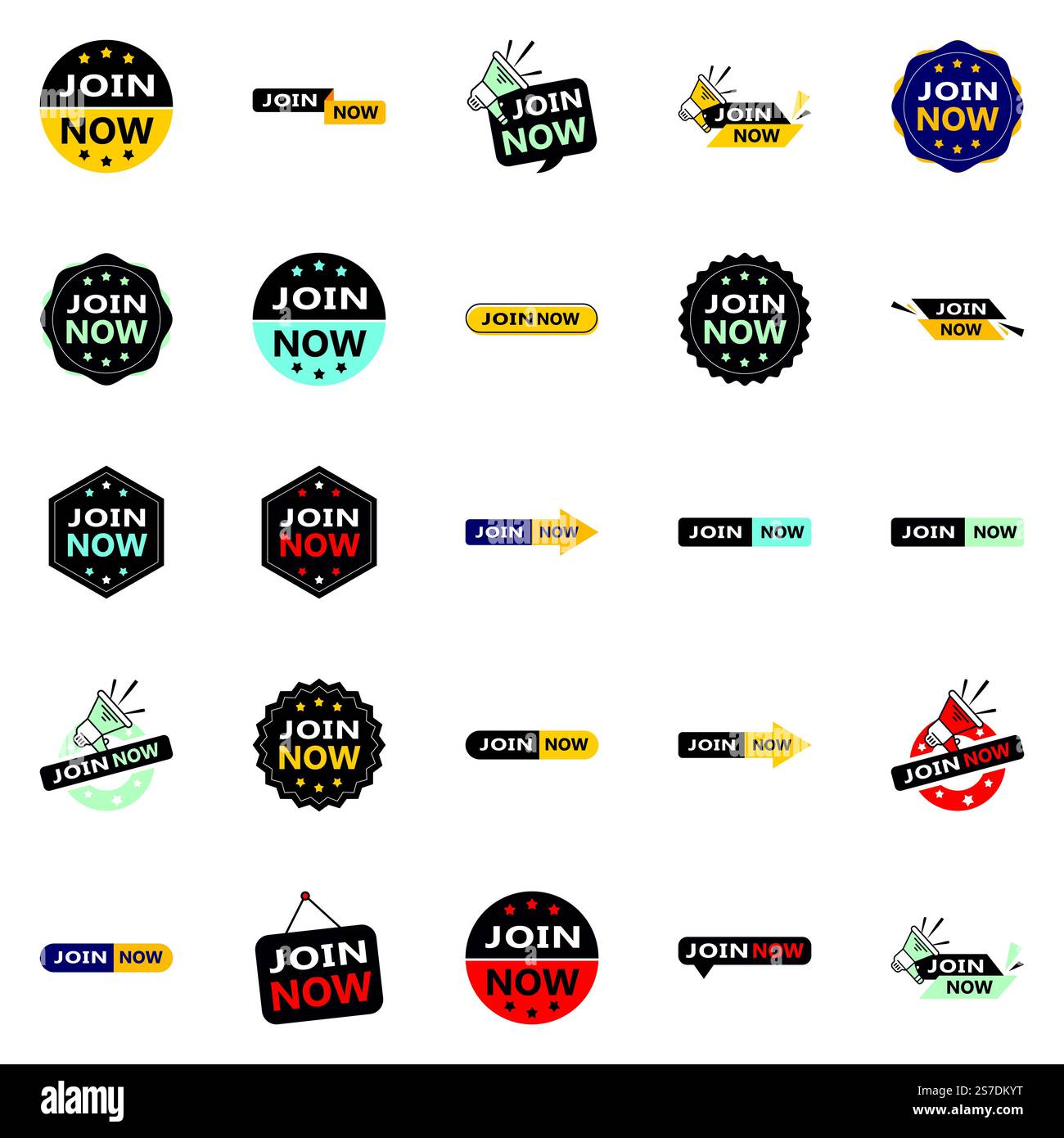 Join Now 25 Fresh Typographic Elements for a modern recruitment ...