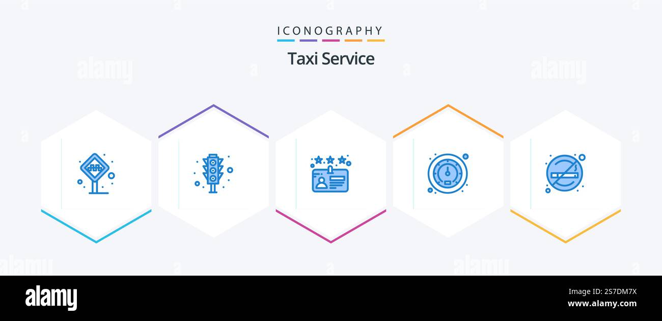 Taxi Service 25 Blue icon pack including smoking. healthcare. traffic ...