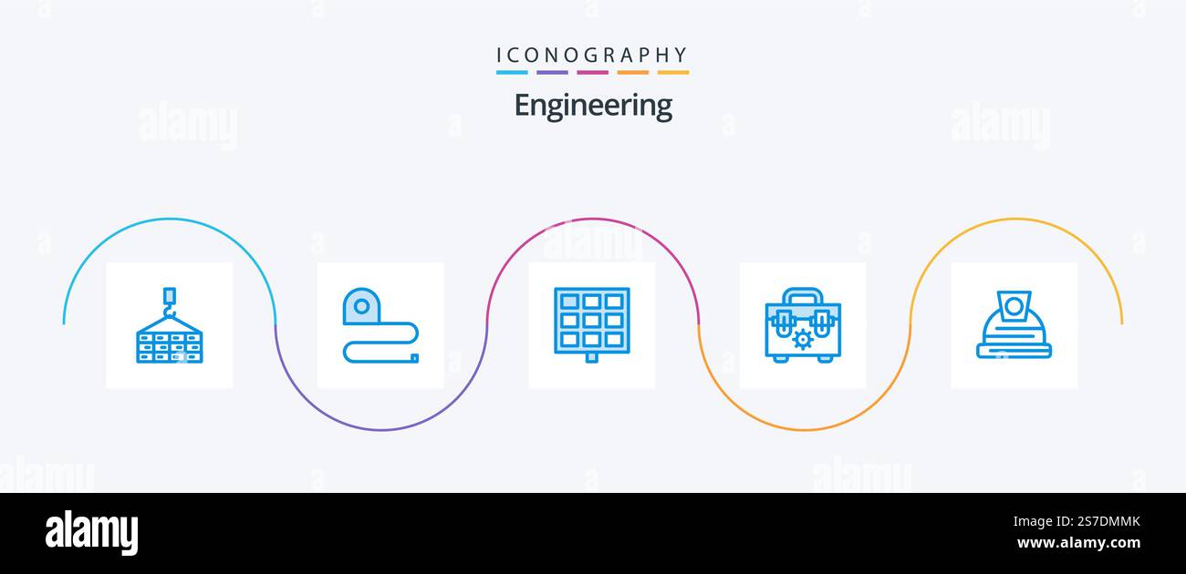 Engineering Blue 5 Icon Pack Including . construction. panel ...