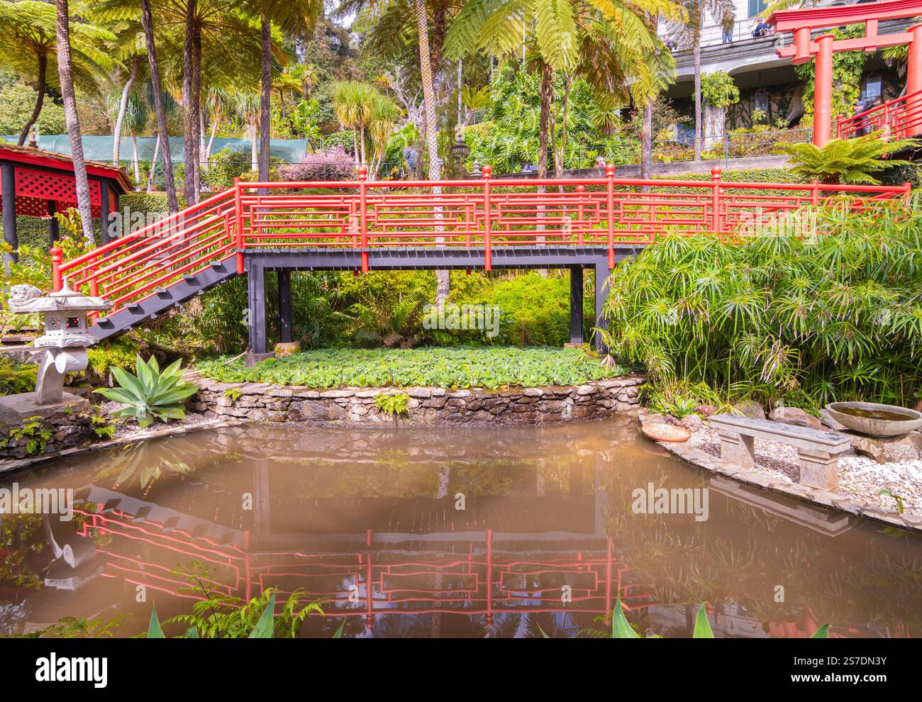 Funchal, Madeira - 29 October 2024: Tropical Garden and Asian Monte ...