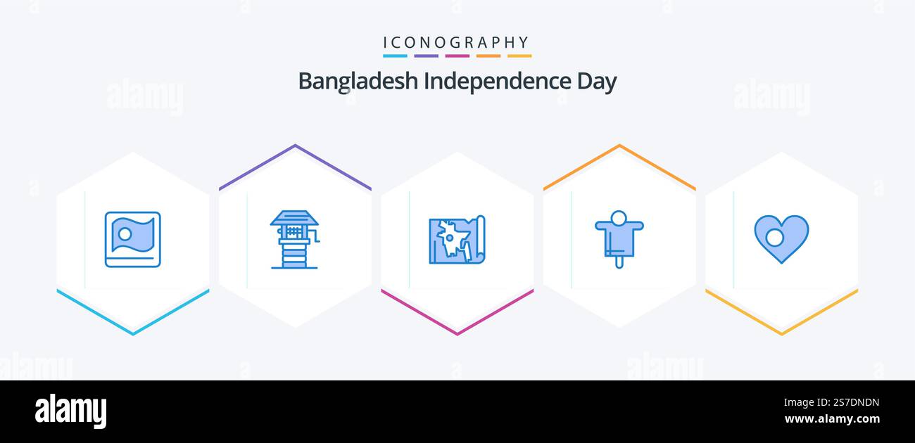Bangladesh Independence Day 25 Blue icon pack including bangla ...