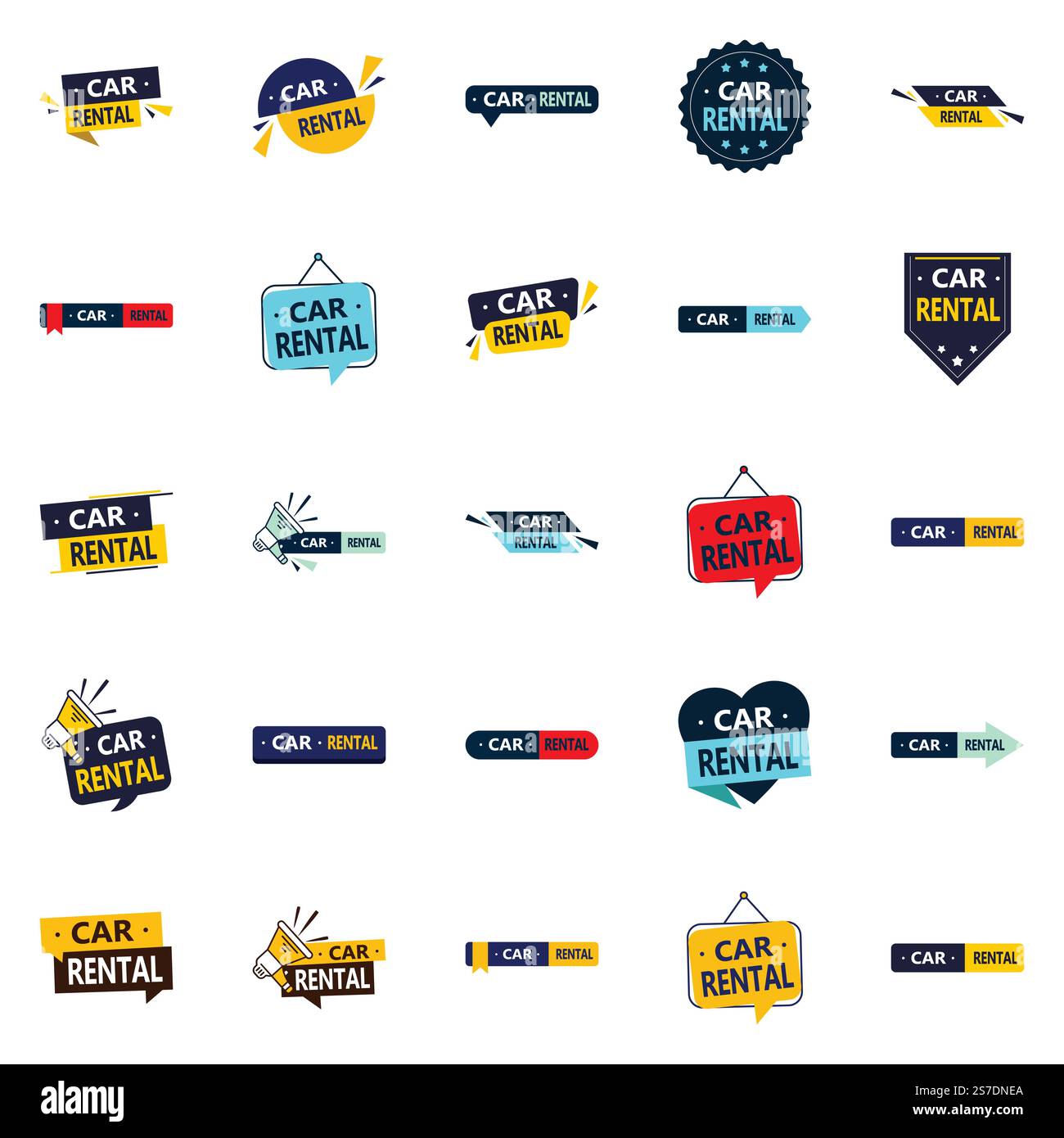 25 Versatile vector designs for a new look in your car rental ...