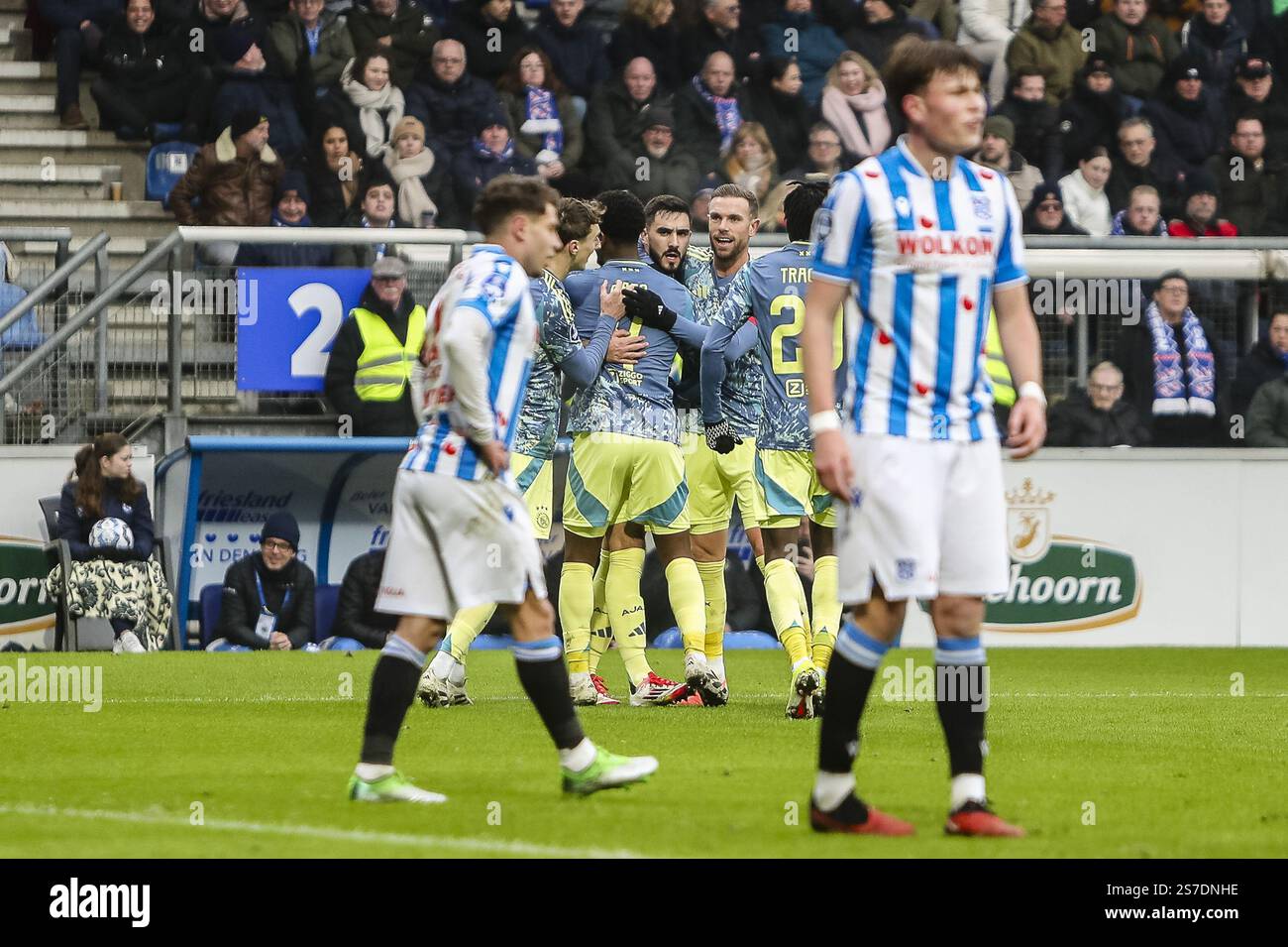 Heerenveen, Netherlands. 19th Jan, 2025. HEERENVEEN - 19-01-2025, Abe Lenstra Stadion. Dutch ...