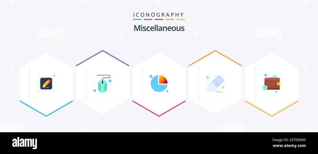 Miscellaneous 25 Flat icon pack including wallet. remover. chart ...