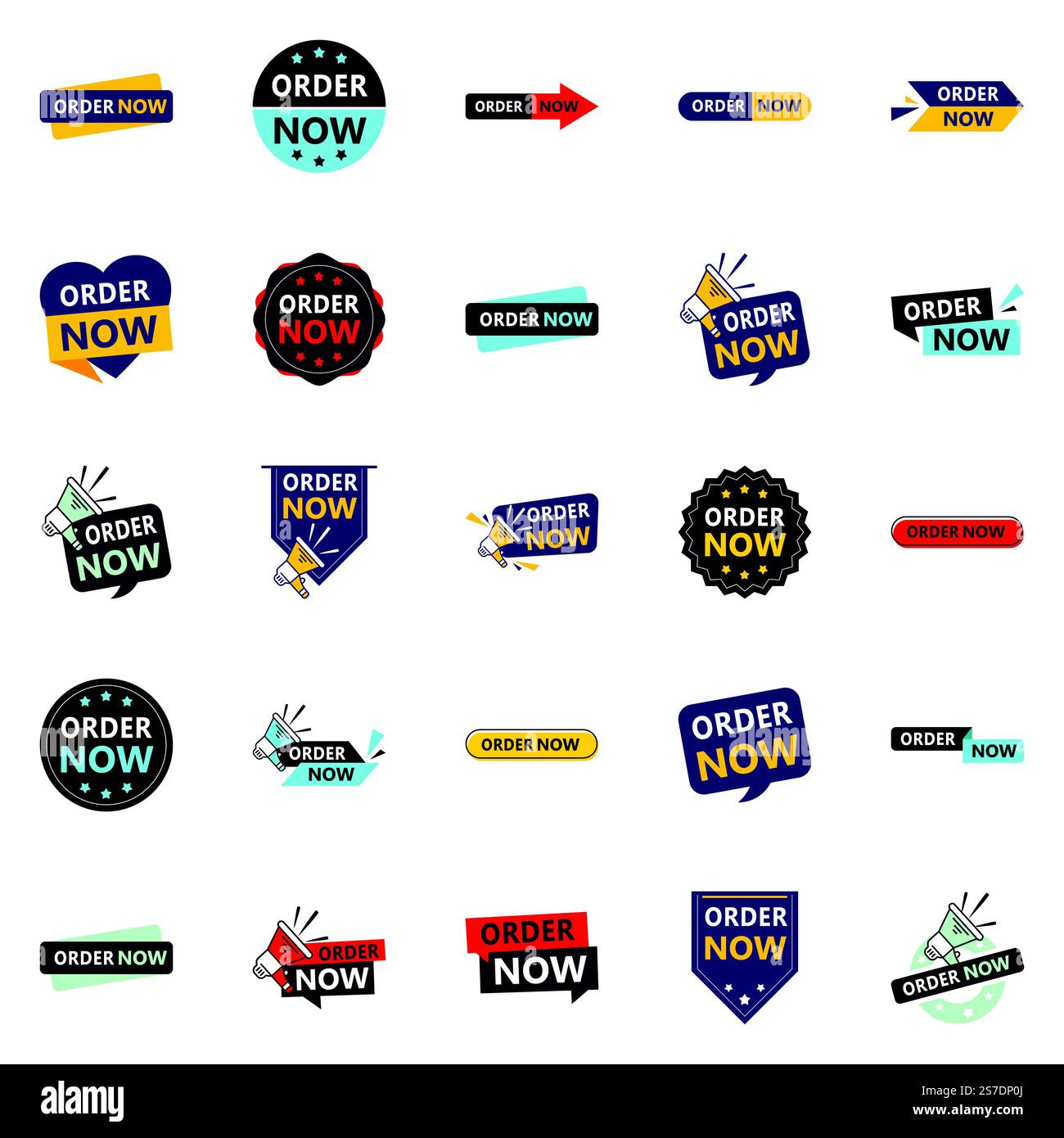 25 Creative Order Now Banners to Help You Stand Out Stock Vector Image ...