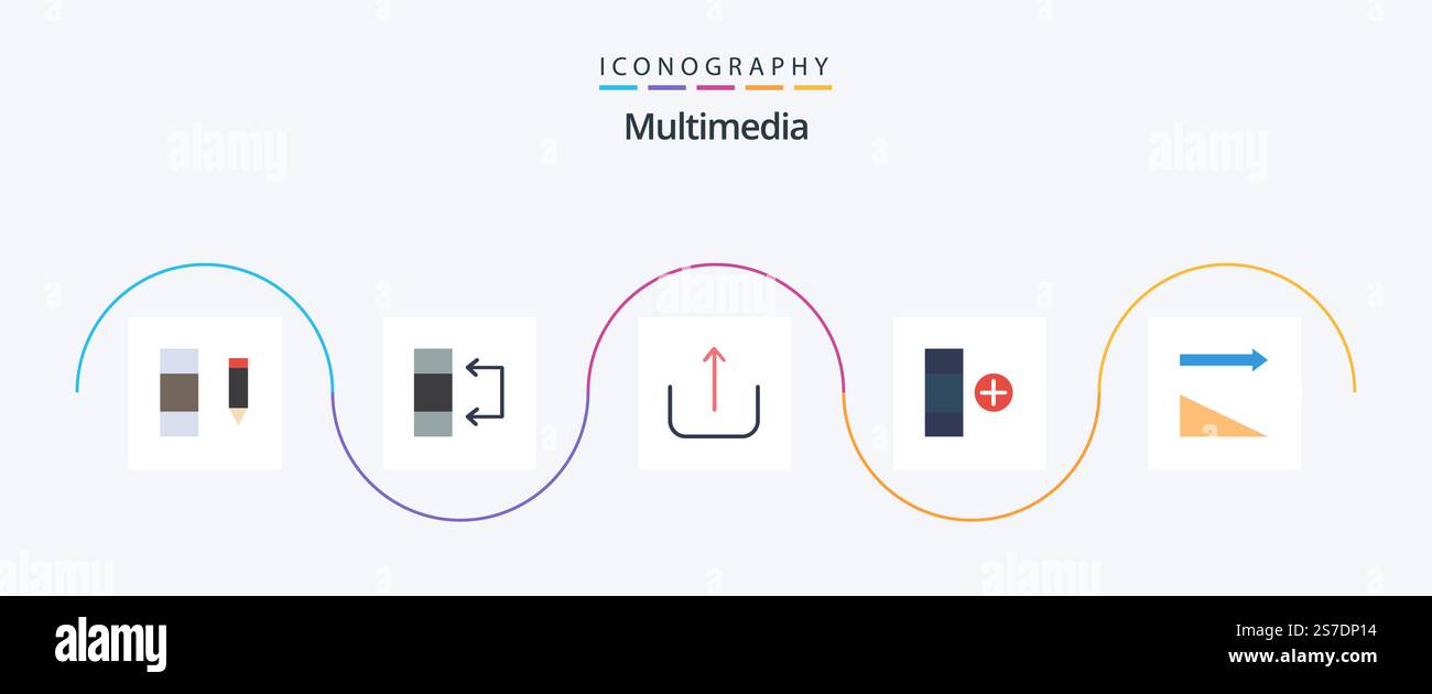 Multimedia Flat 5 Icon Pack Including . upload. sorting. descending ...