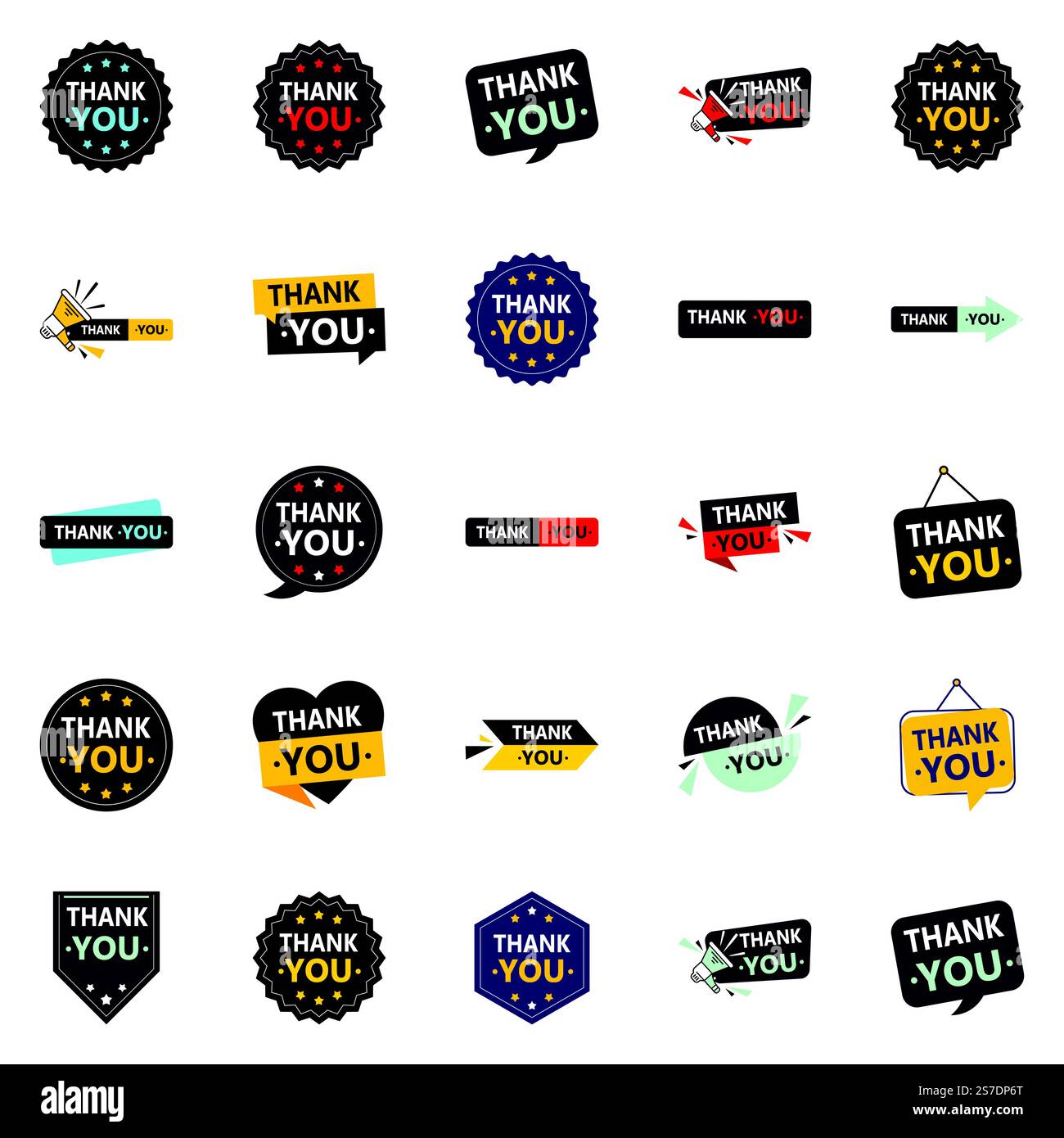 25 Professional Vector Elements for Expressing Appreciation Stock ...