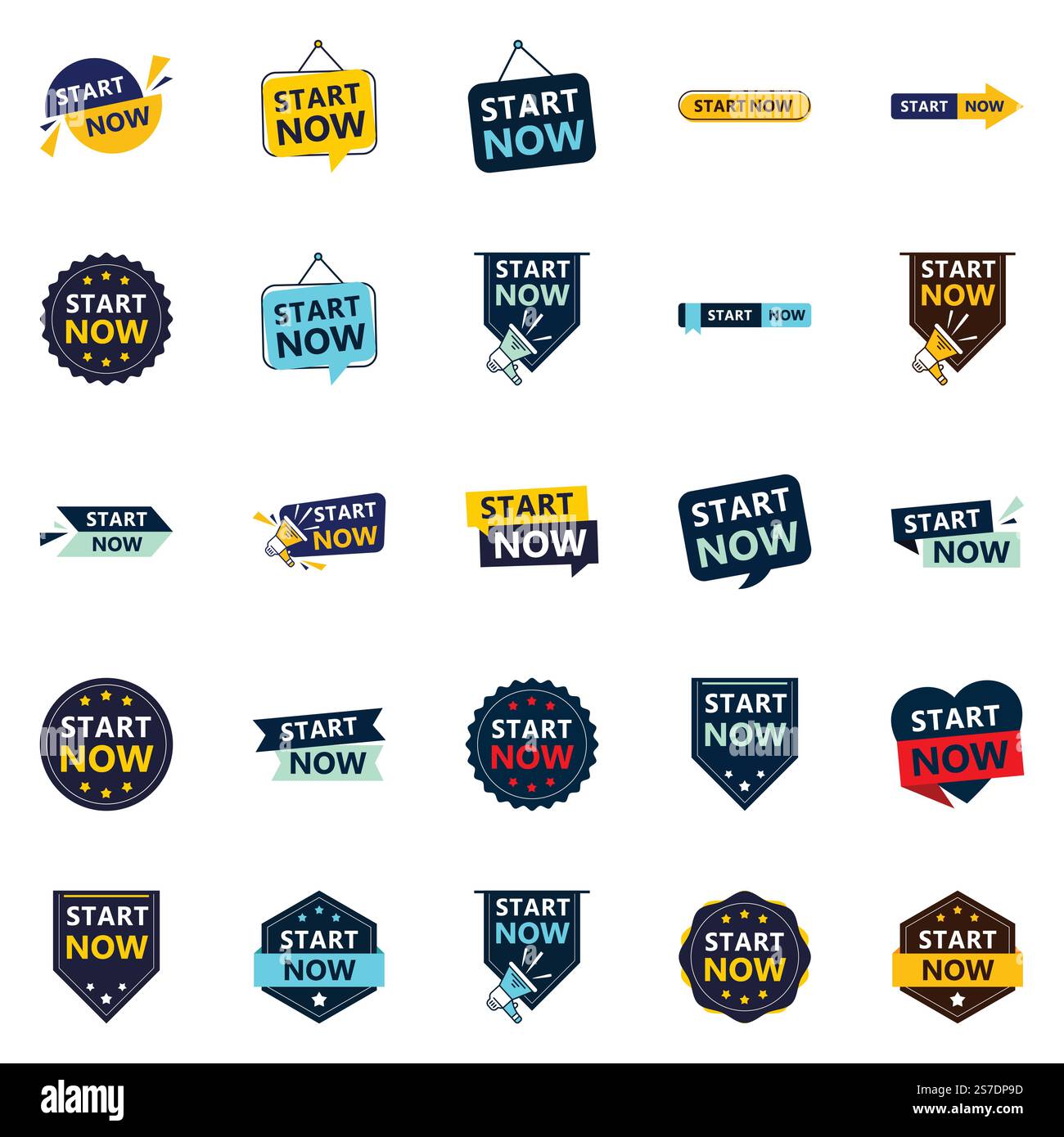 Start Now 25 Unique Typographic Designs for a personalized start ...