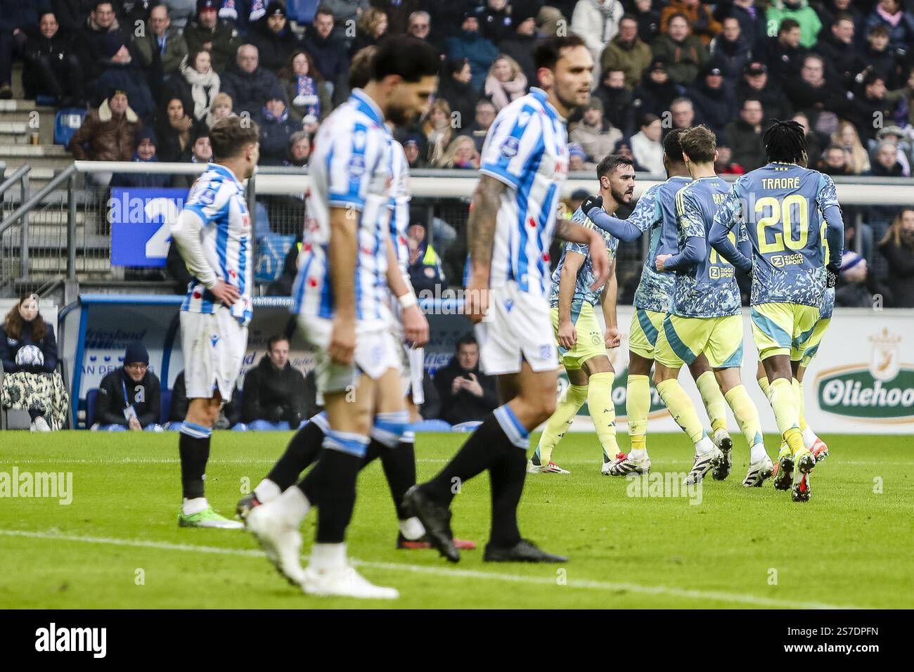 Heerenveen, Netherlands. 19th Jan, 2025. HEERENVEEN - 19-01-2025, Abe Lenstra Stadion. Dutch ...