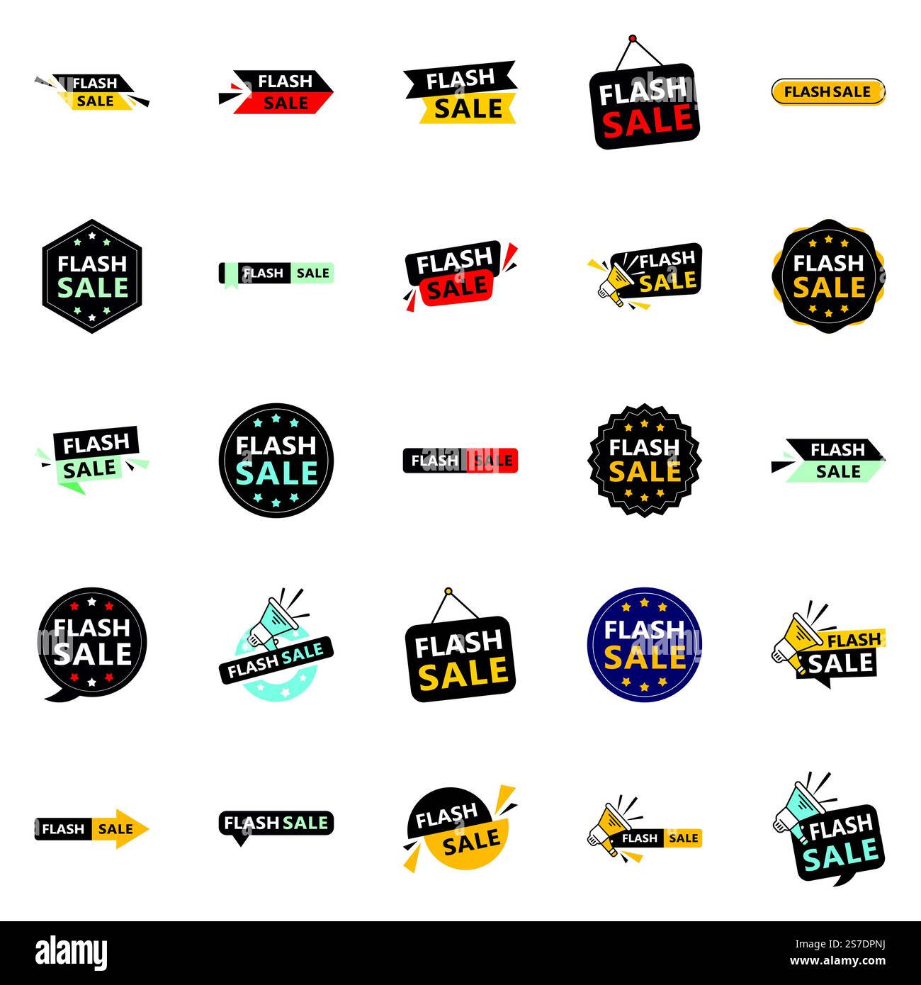 Flash Sale Bundle 25 Eye catching Vector designs for Promotions and ...