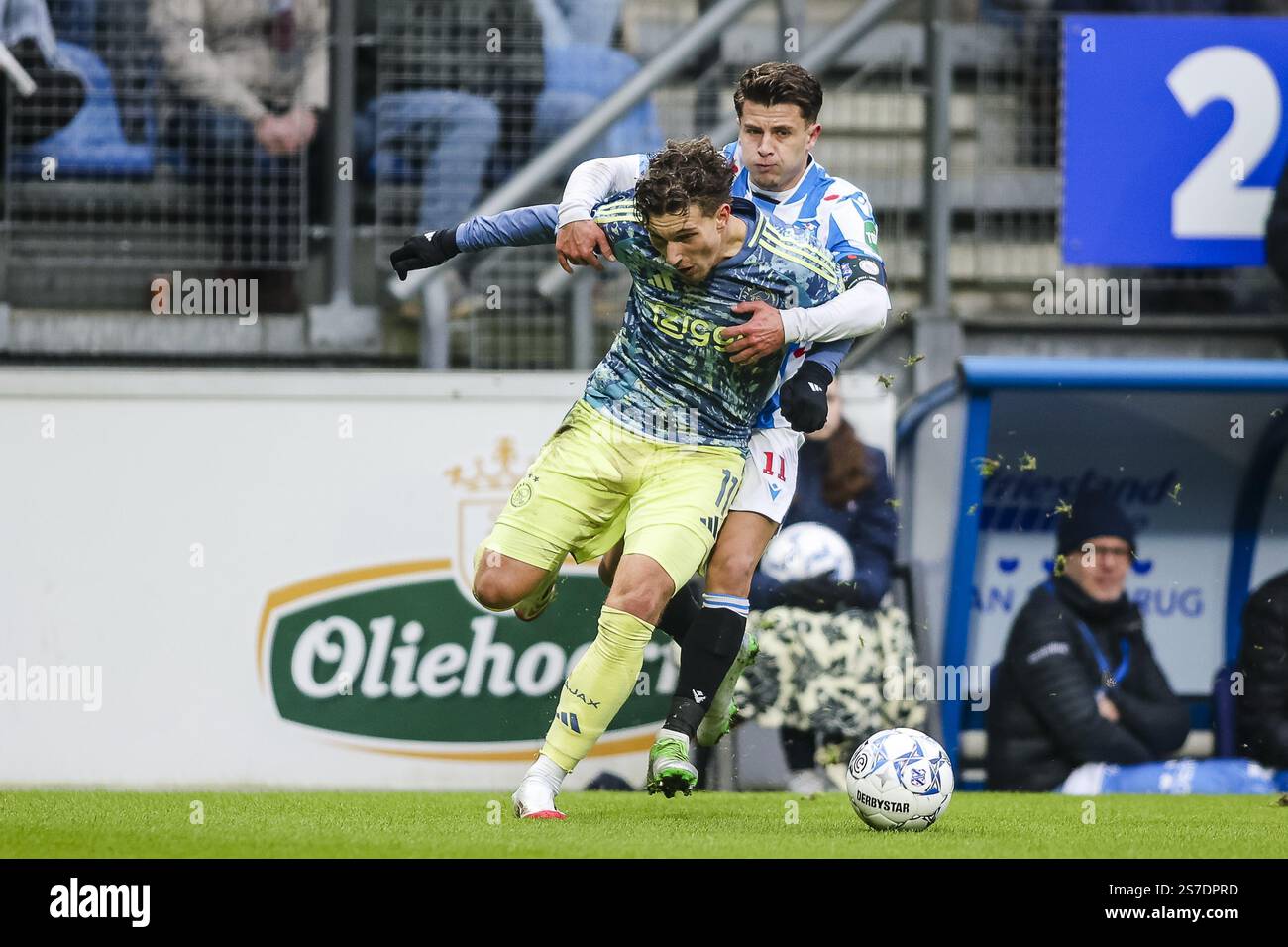 Heerenveen, Netherlands. 19th Jan, 2025. HEERENVEEN - 19-01-2025, Abe Lenstra Stadion. Dutch ...