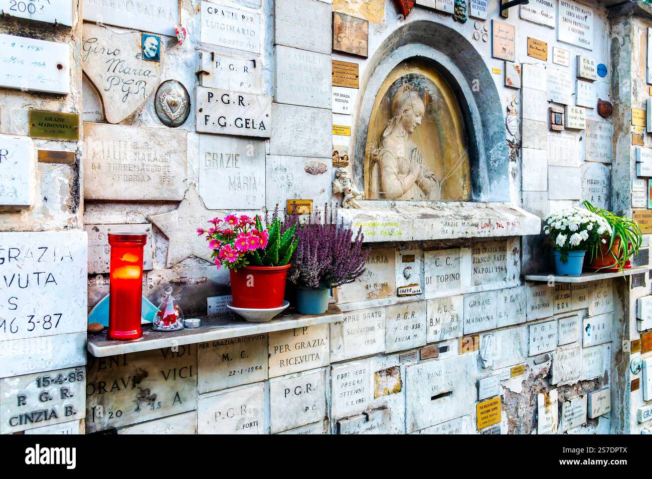 The Madonna degli Orfani is a sacred shrine located on Viale Trastevere ...