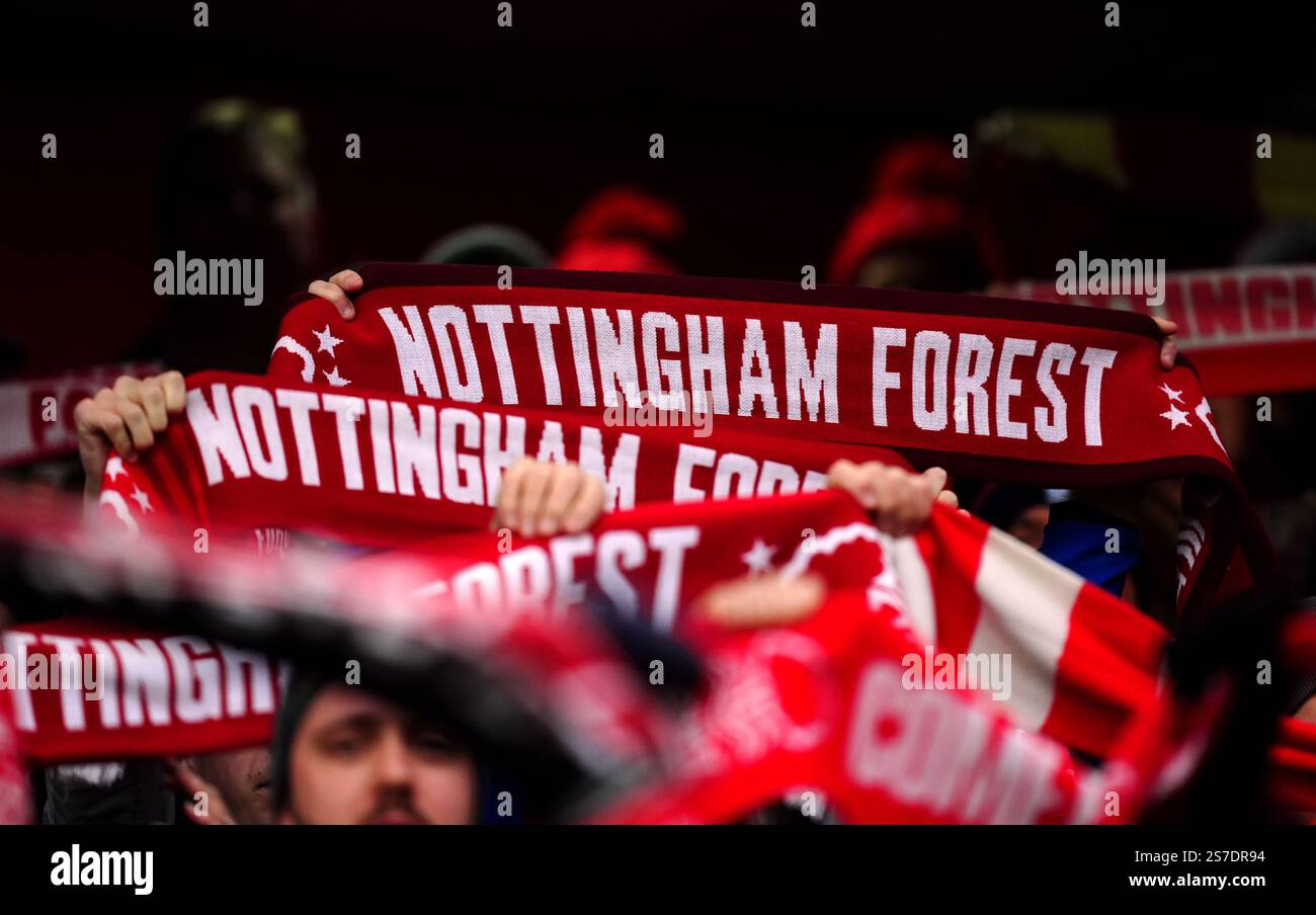 Nottingham Forest fans during the Premier League match at the City ...