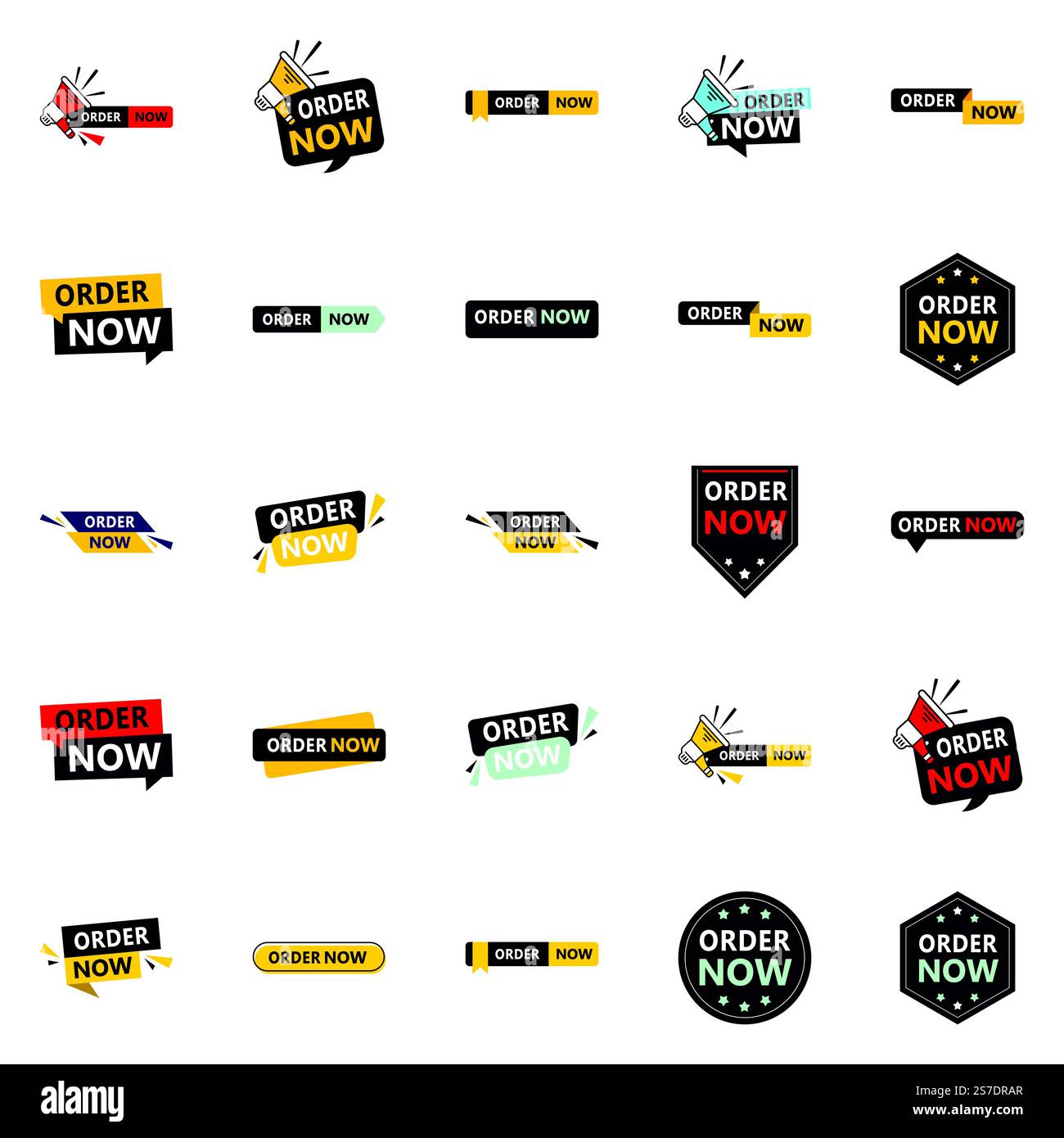25 Professional Order Now Banners to Elevate Your Brand Stock Vector ...