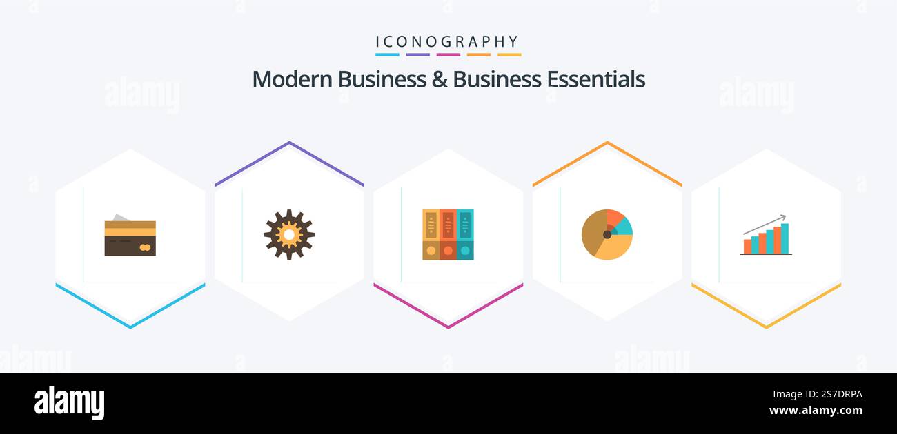 Modern Business And Business Essentials 25 Flat icon pack including ...