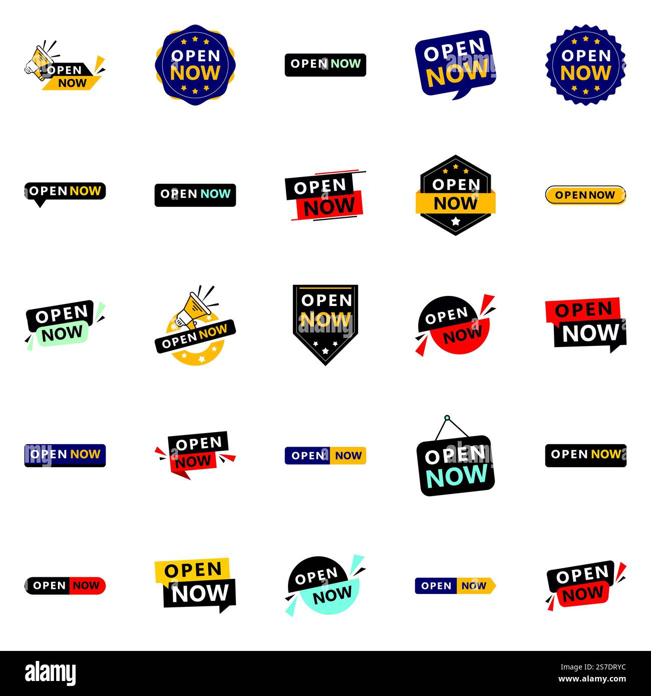 25 Versatile Open Now Signage Templates Stock Vector Image & Art - Alamy