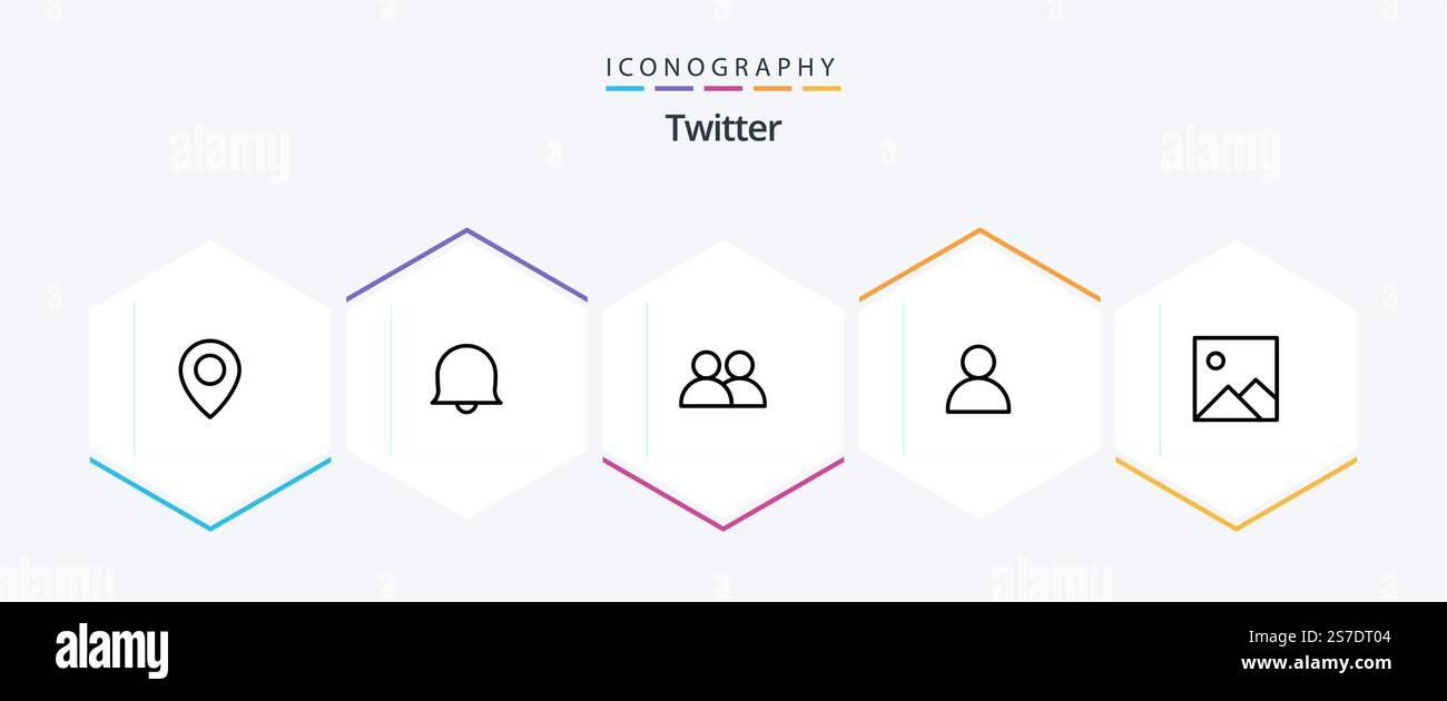 Twitter 25 Line icon pack including . picture. user. image. twitter ...