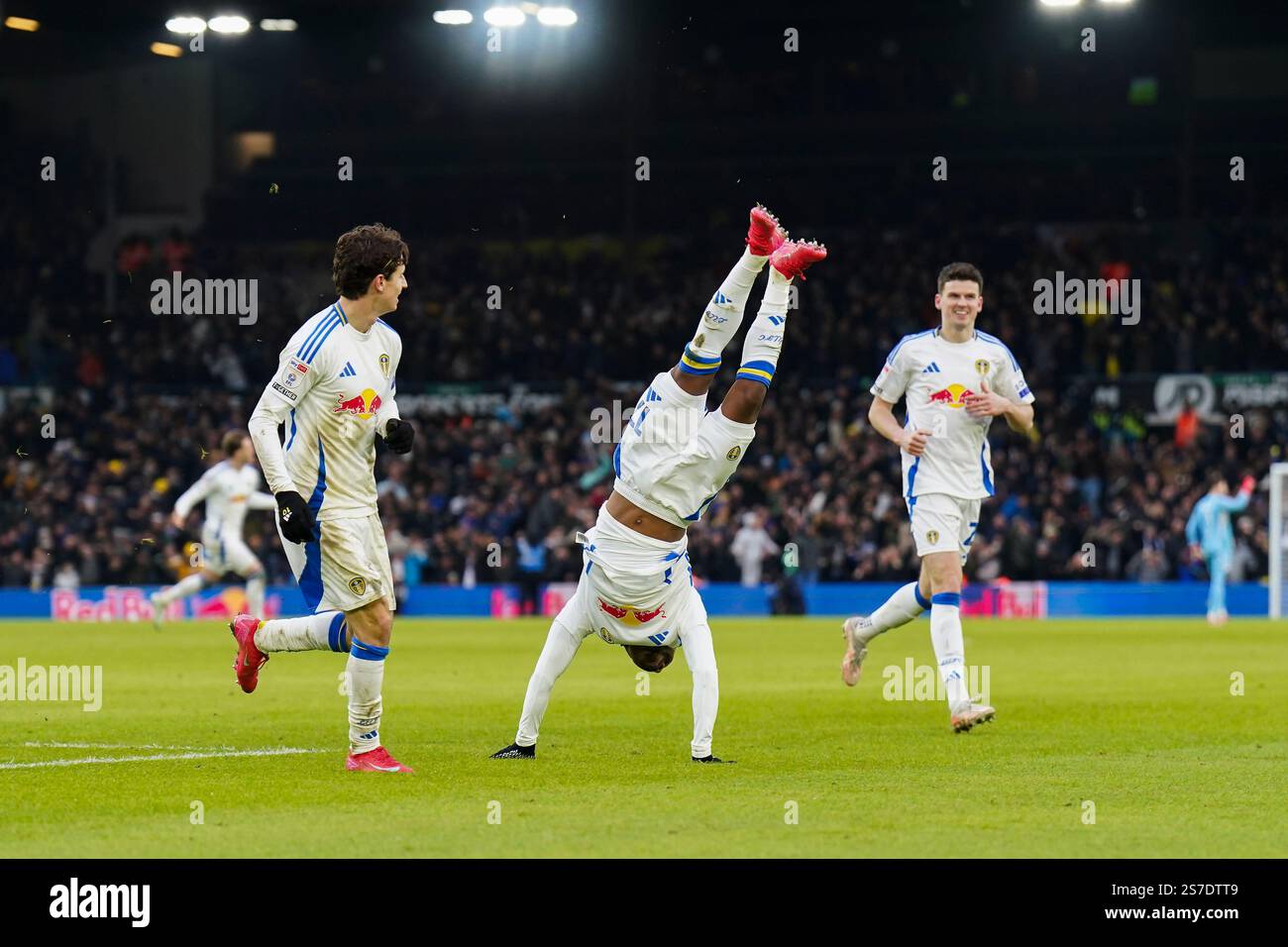 Leeds, UK. 19th Jan, 2025. Leeds United forward Largie Ramazani (17 ...