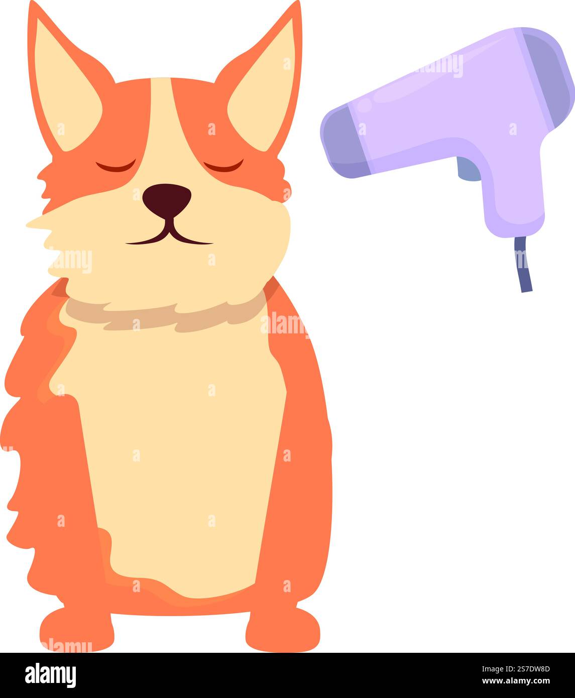 Care dog icon cartoon vector. Spa animal. Soap puppy. Care dog icon ...