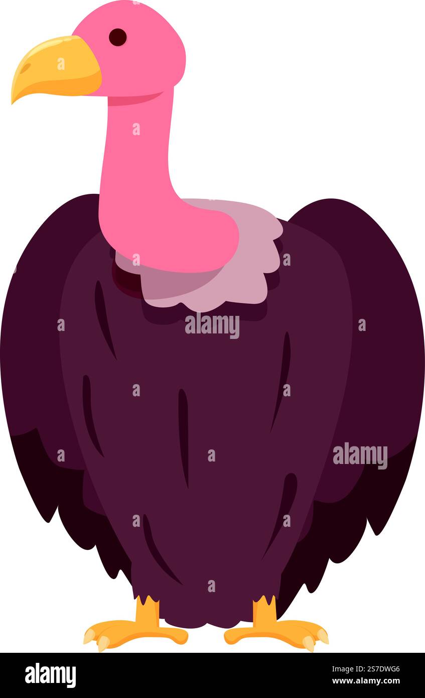 Bird predator icon cartoon vector. Nature evil. Vulture wild. Bird ...