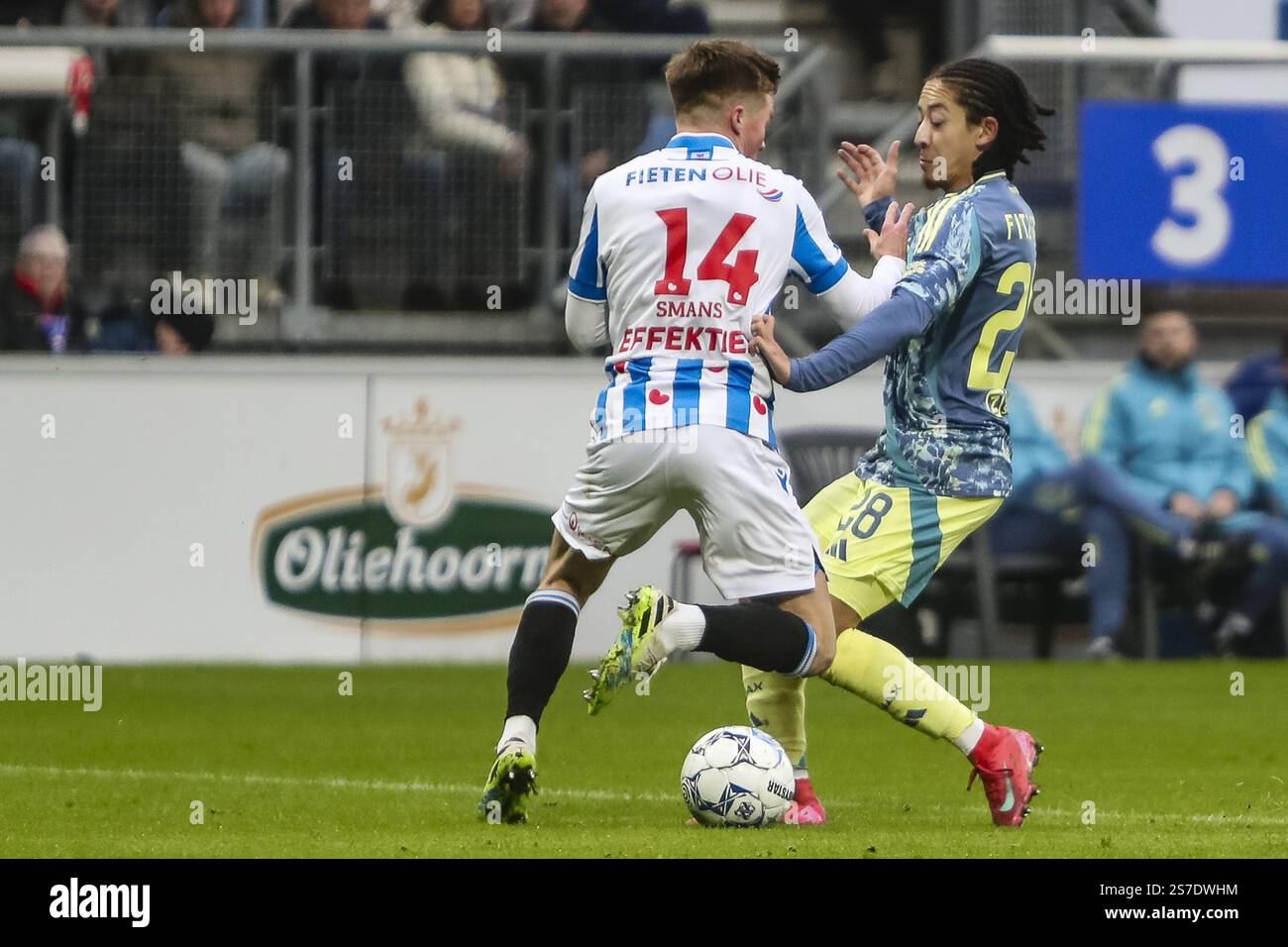 Heerenveen, Netherlands. 19th Jan, 2025. HEERENVEEN - 19-01-2025, Abe Lenstra Stadion. Dutch ...