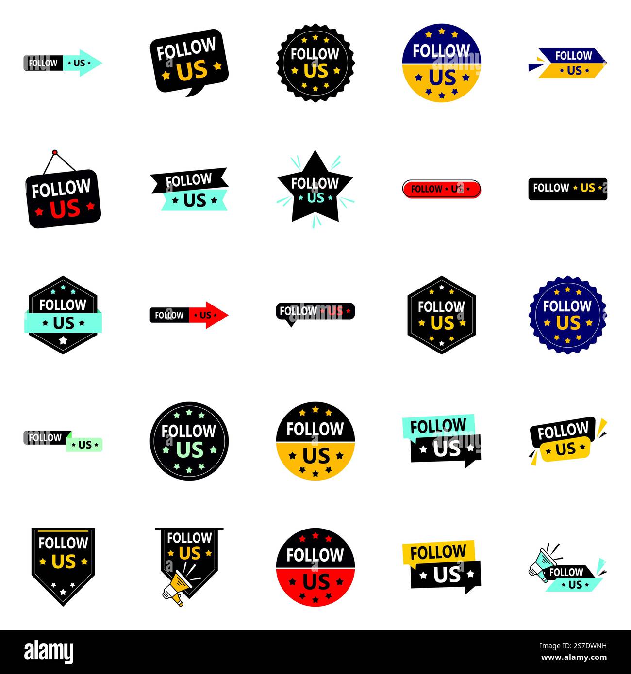 25 Professionally Designed Follow Us Banners for Instagram and Facebook ...