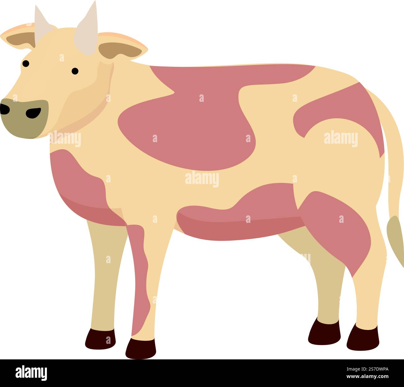 Cow icon cartoon vector. Farm cattle. Dairy animal. Cow icon cartoon ...