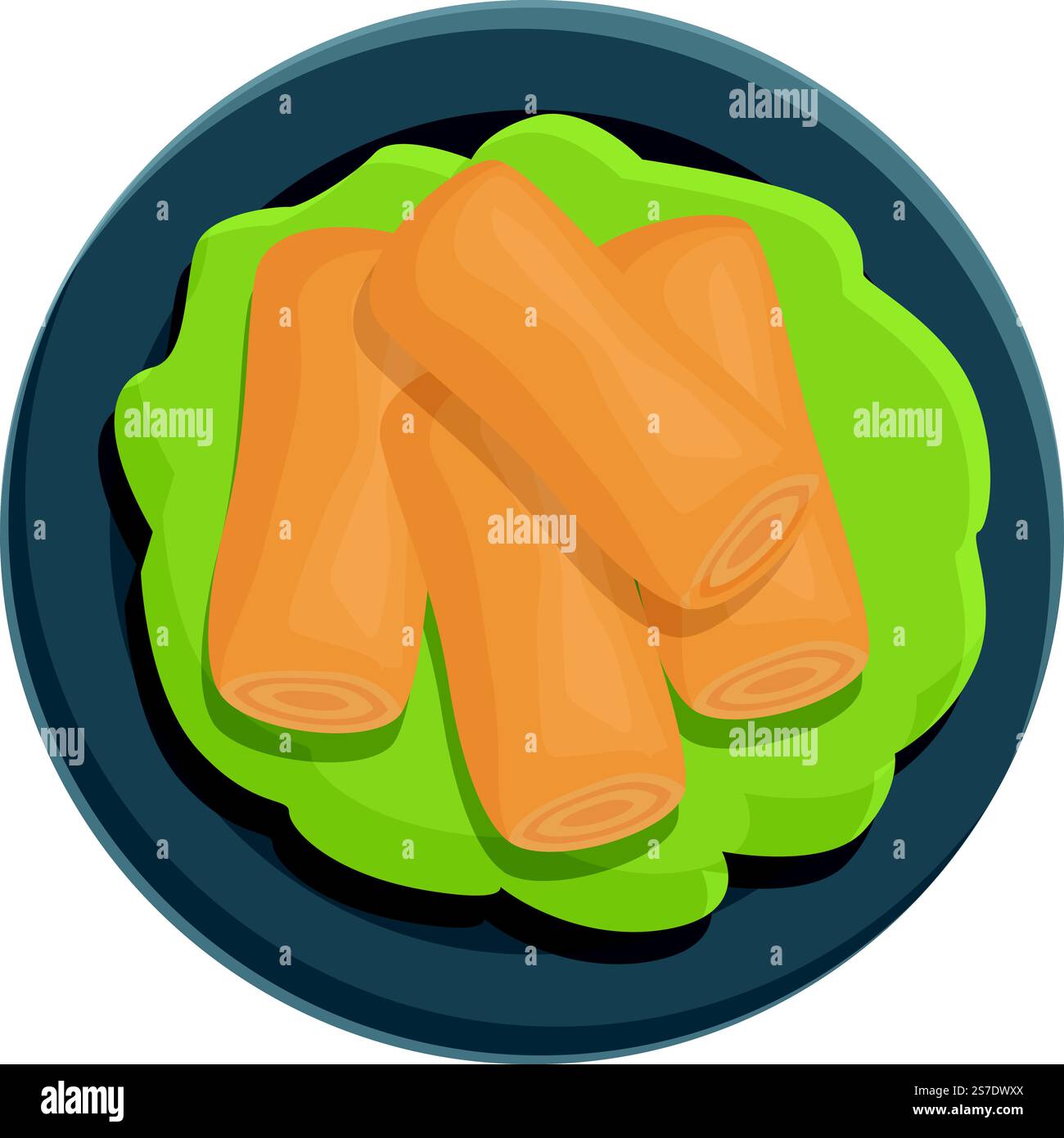 Menu breakfast icon cartoon vector. Roll food. Meal fried. Menu ...