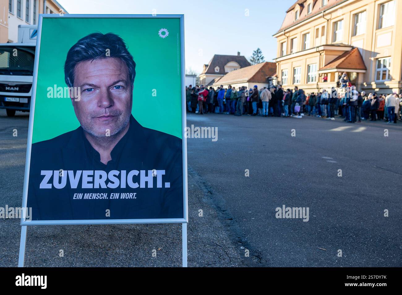 Bundestagswahl 2025: Robert Habeck auf Wahlkampftour, Nürnberg, 19.01. ...