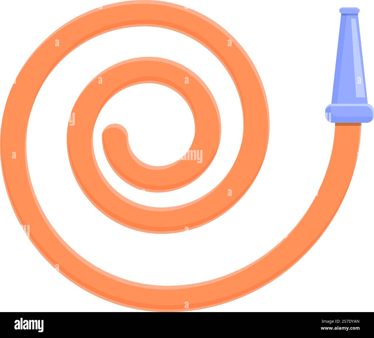 Fireman hose icon cartoon vector. Fire work. Person safety. Fireman ...