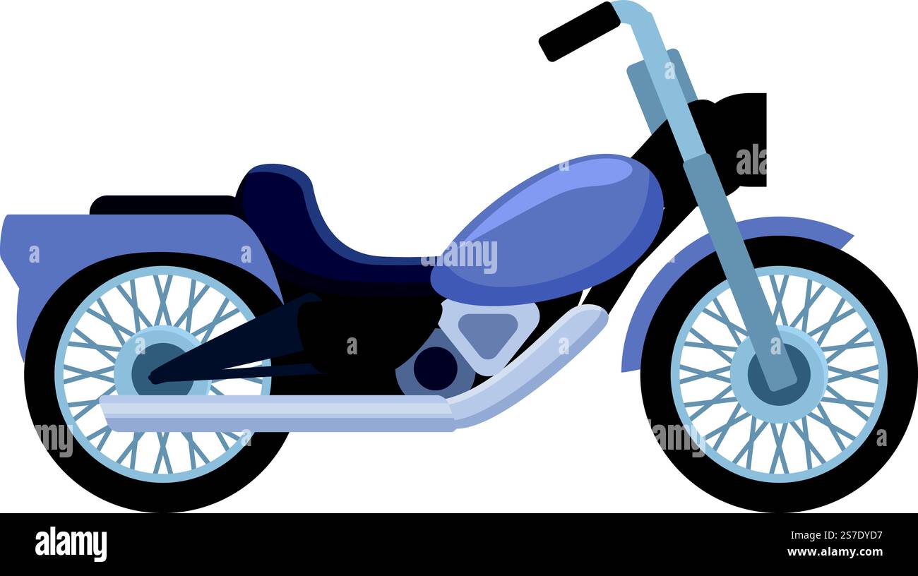 Cruiser chopper icon cartoon vector. Bike rider. Motor classic. Cruiser ...