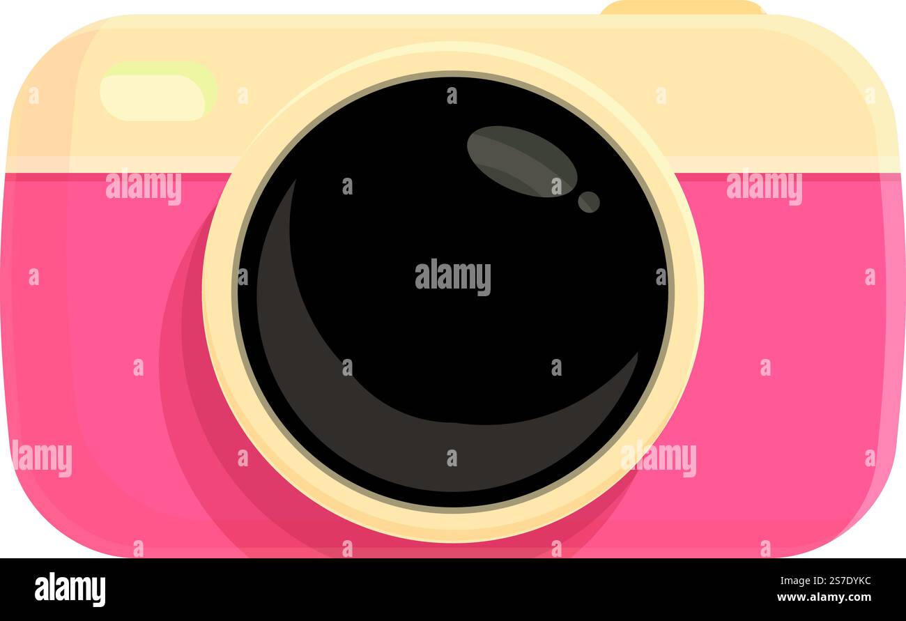 Camera shoot icon cartoon vector. Film lens. Shutter picture. Camera ...
