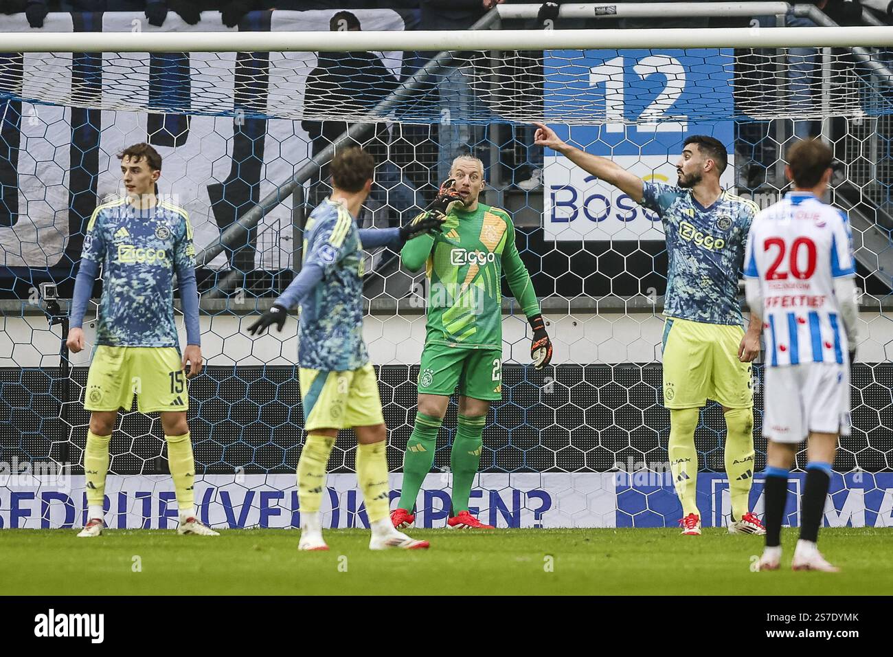 Heerenveen, Netherlands. 19th Jan, 2025. HEERENVEEN - 19-01-2025, Abe Lenstra Stadion. Dutch ...