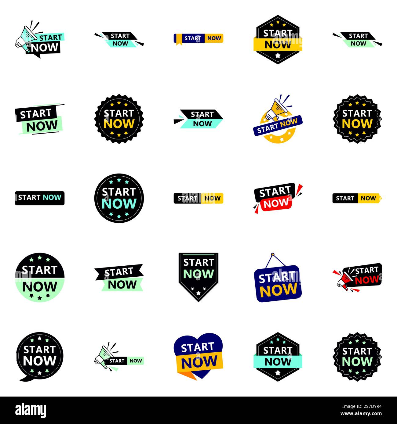 Start Now 25 Eye catching Typographic Banners for driving initiation ...