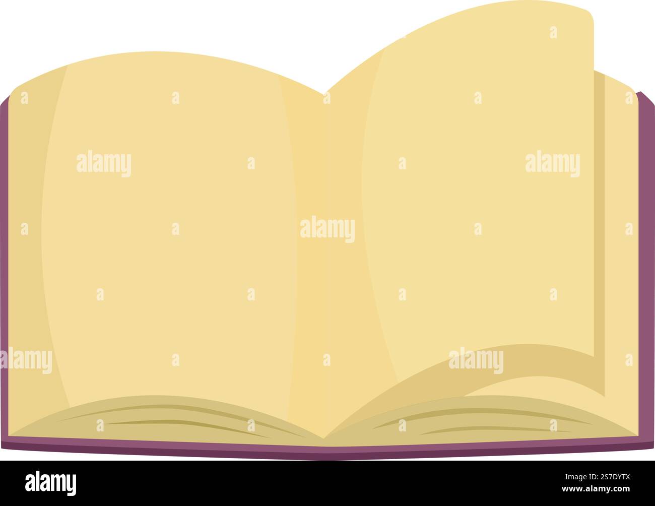 Open book icon cartoon vector. Study school. Paper read. Open book icon ...