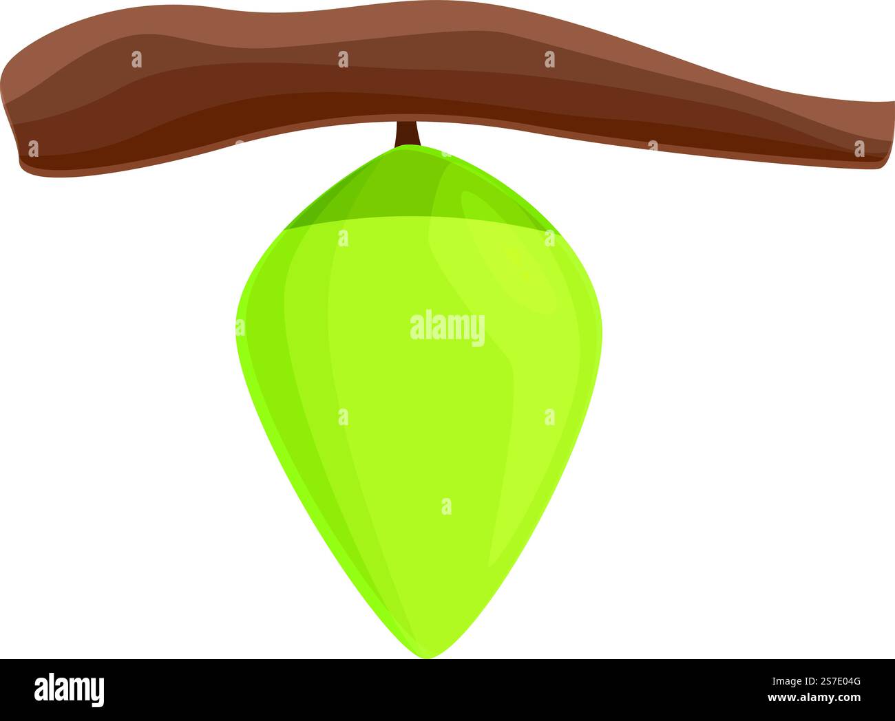 Larva icon cartoon vector. Natural cocoon. Pupa nature. Larva icon ...