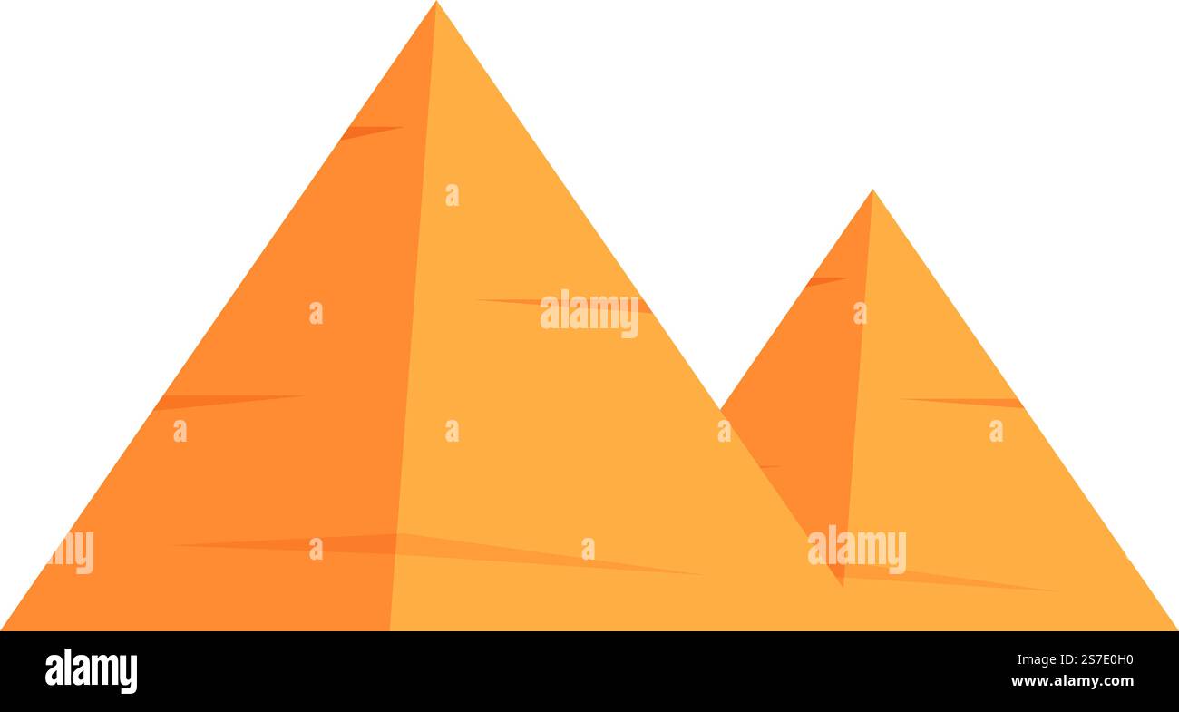 Africa pyramids icon cartoon vector. Bedouin desert. Islamic travel ...