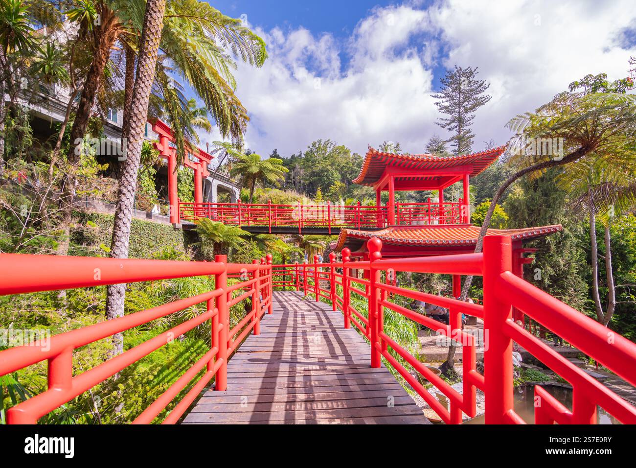 Funchal, Madeira - 29 October 2024: Tropical Garden and Asian Monte ...