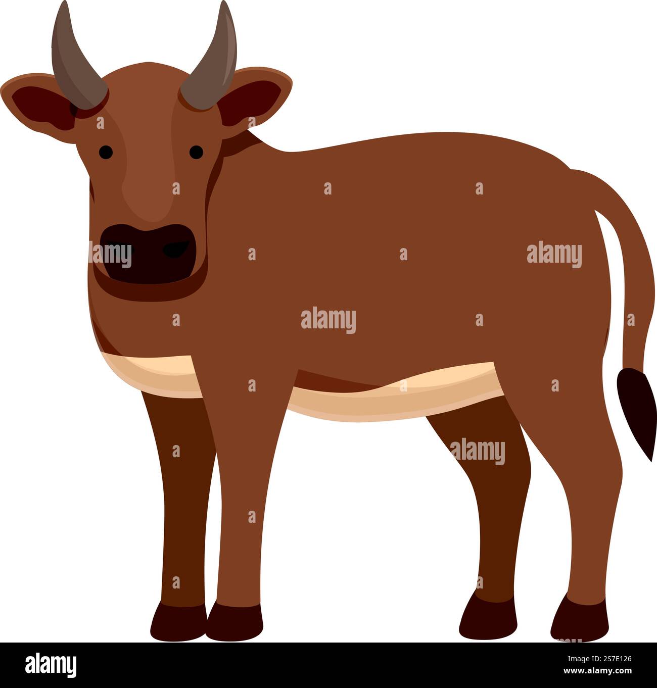 Female cow icon cartoon vector. Farm breed. Animal calf. Female cow ...