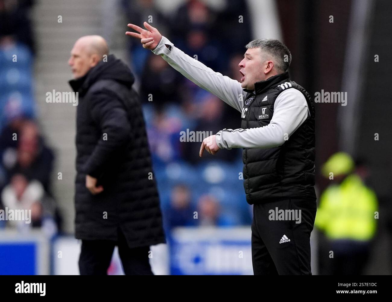 Fraserburgh manager Mark Cowie during the Scottish Gas Men's Scottish ...