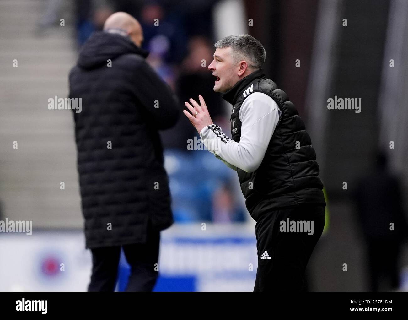 Fraserburgh manager Mark Cowie during the Scottish Gas Men's Scottish ...