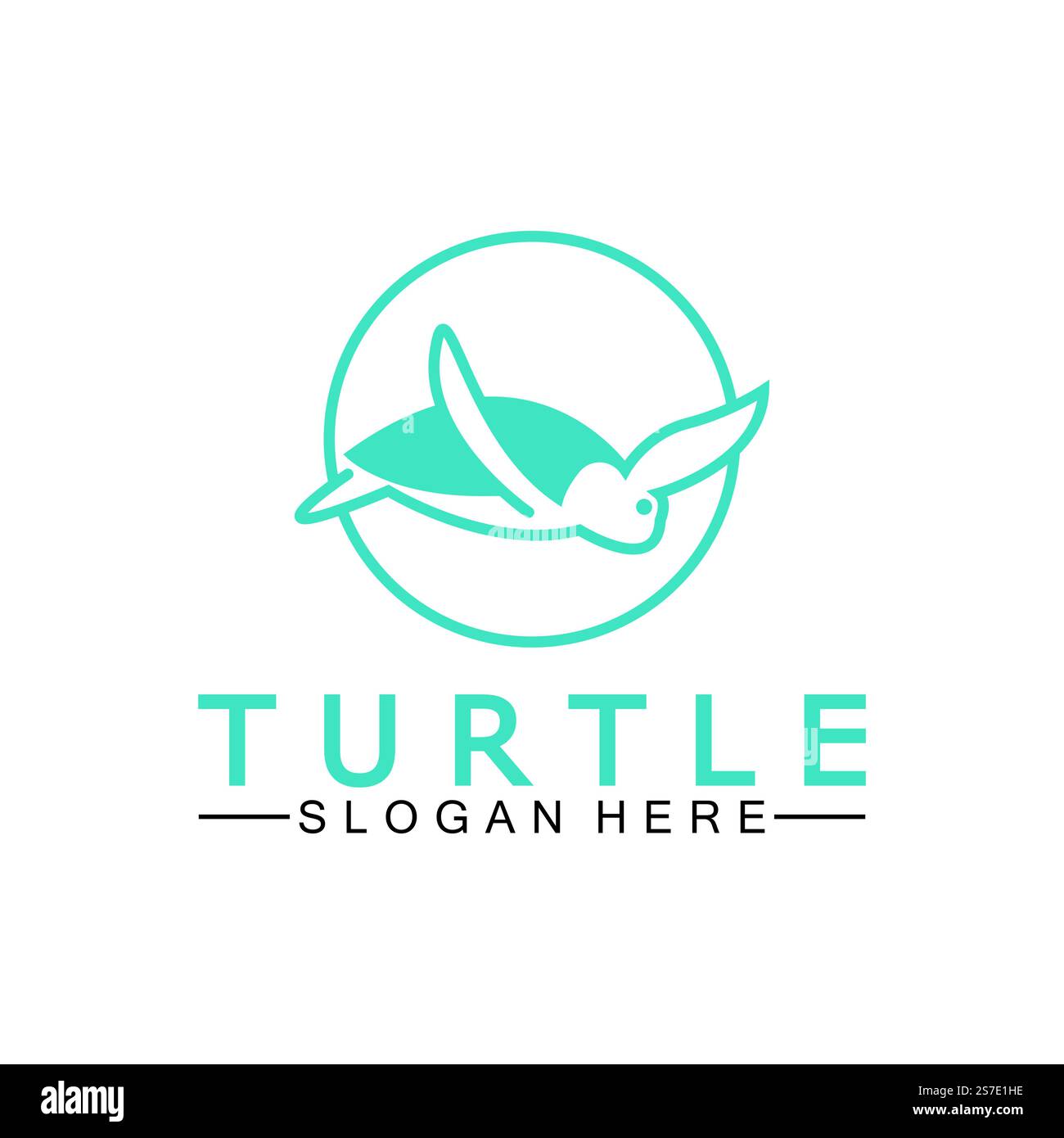 Turtle icon, Sea turtle vector illustration, Logo for buttons, websites ...