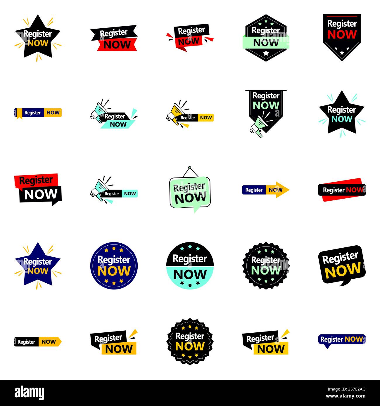 Register Now 25 Eye catching Typographic Banners for promoting ...