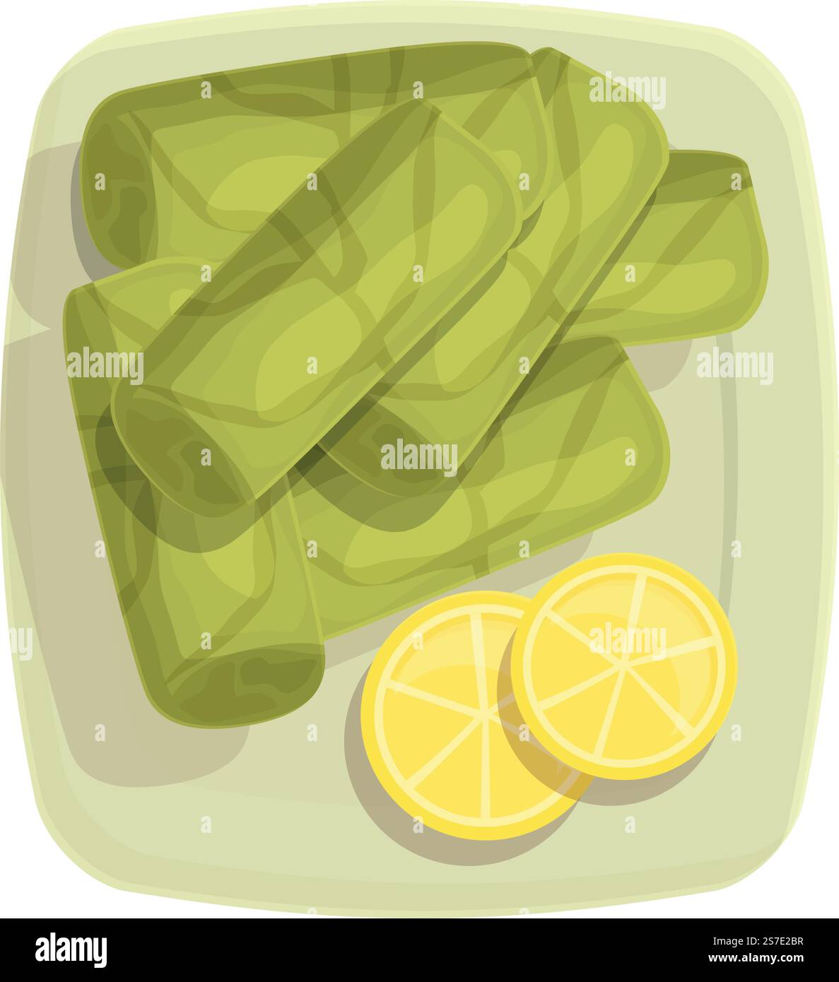 Diet dolma icon cartoon vector. Leaf cuisine. Meal dish. Diet dolma ...