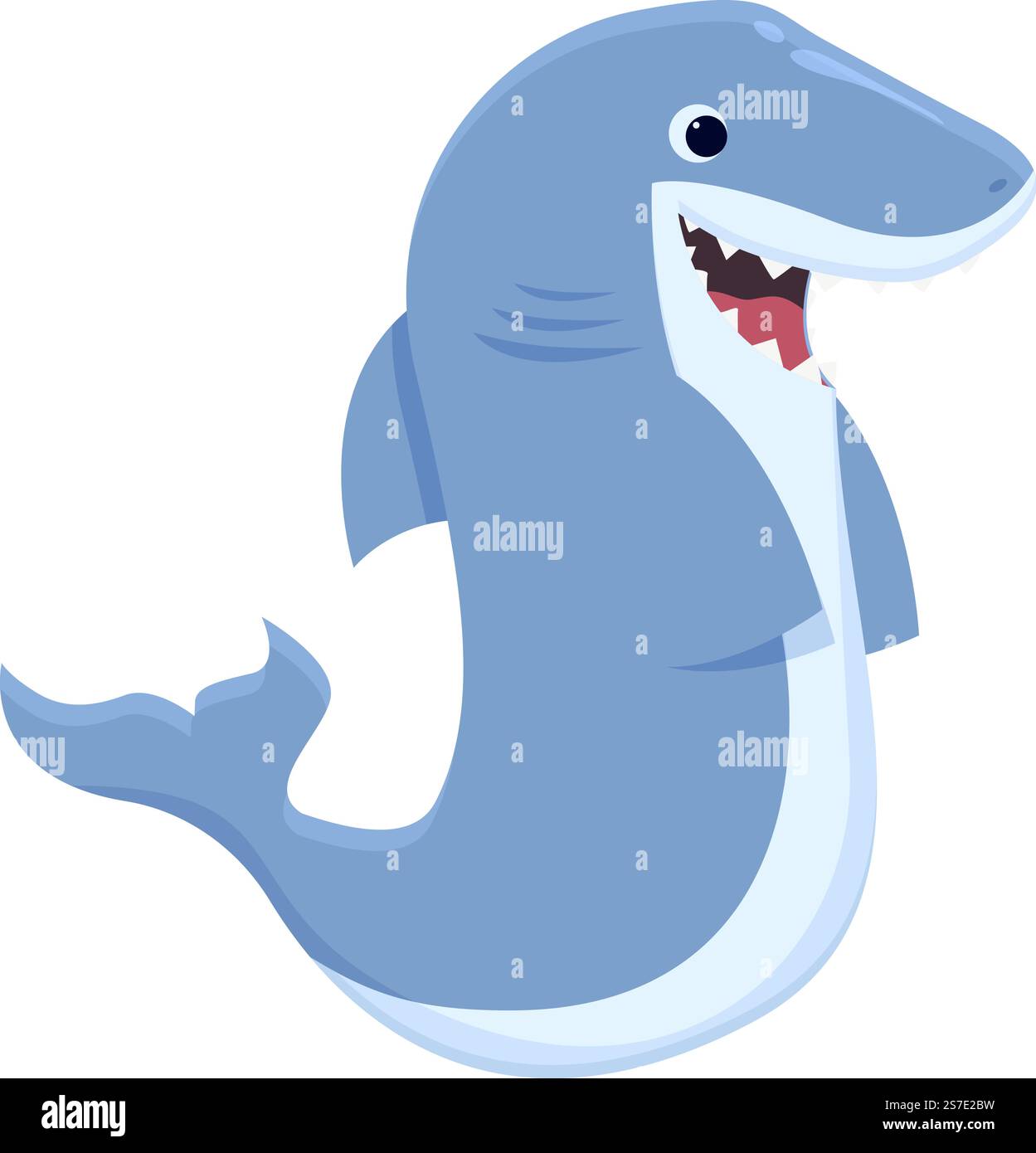 Smiling shark icon cartoon vector. Danger sign. Security australia ...