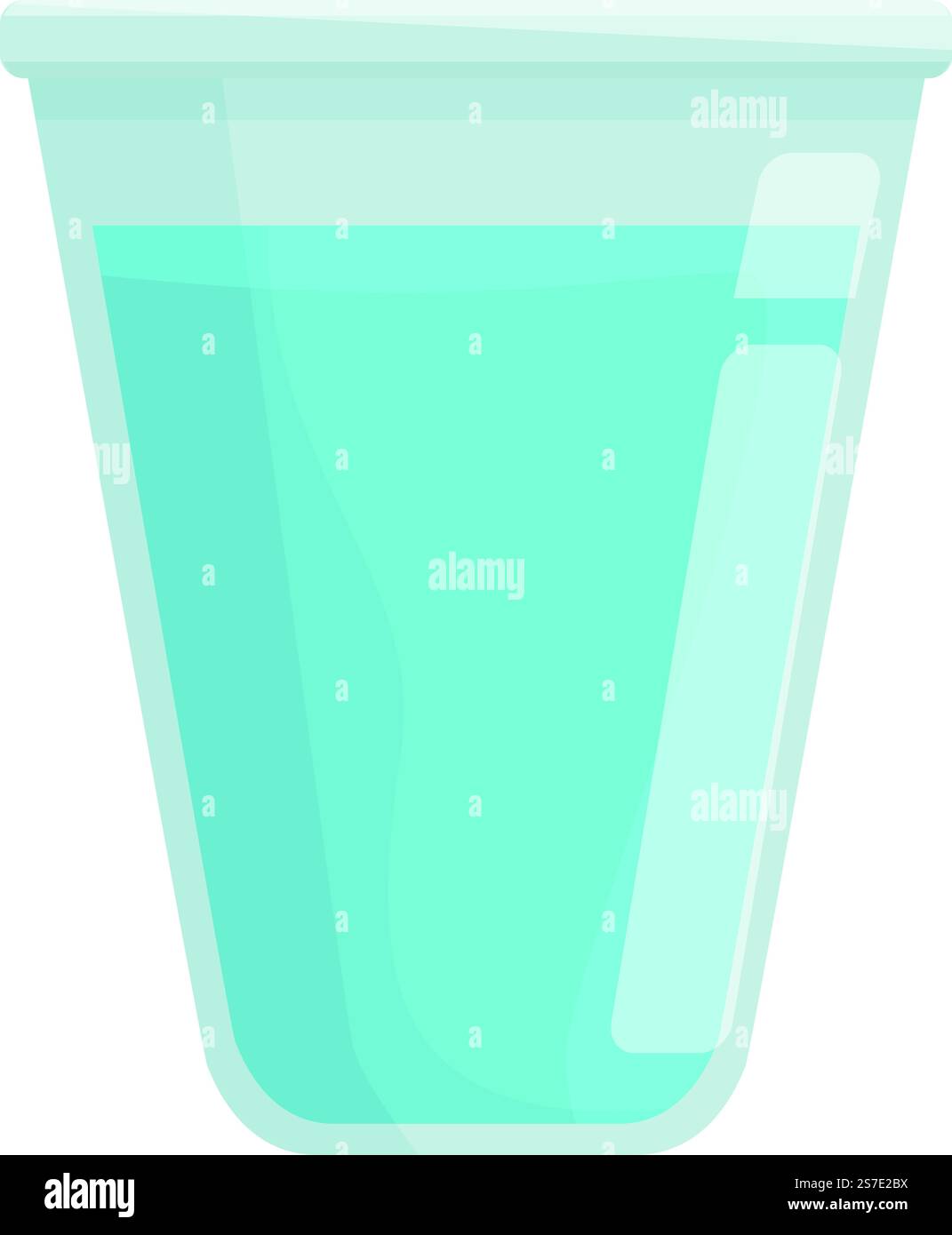 Water glass icon cartoon vector. Delivery service. Van office. Water ...
