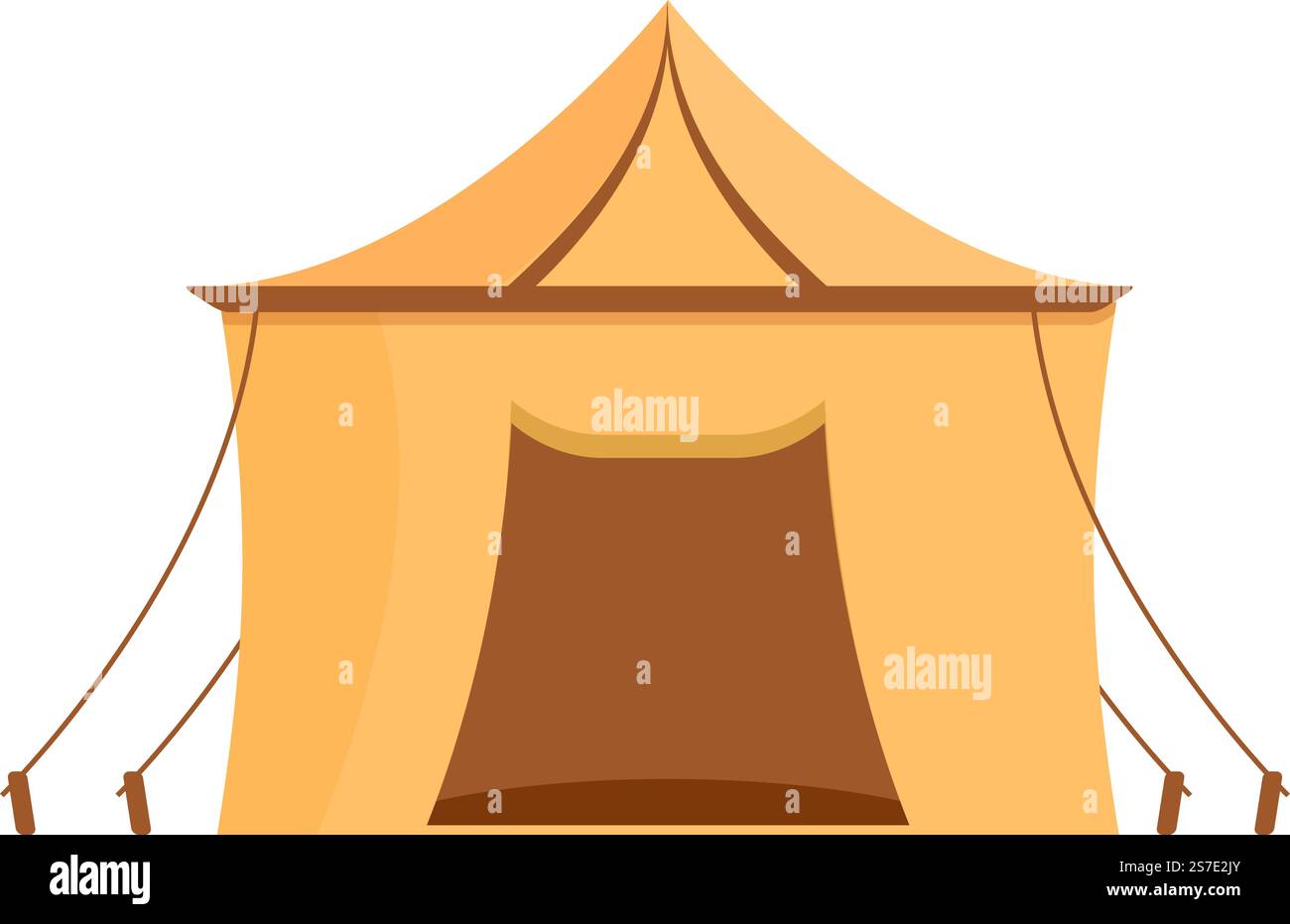 Desert tent icon cartoon vector. Bedouin tent. Cute house. Desert tent ...