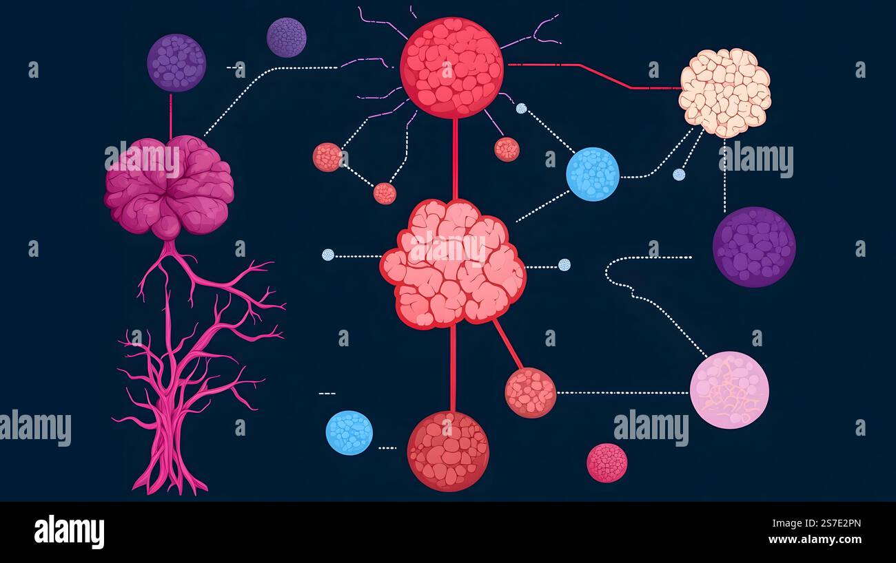 Simplified diagram illustrating the process of peptide synthesis and ...